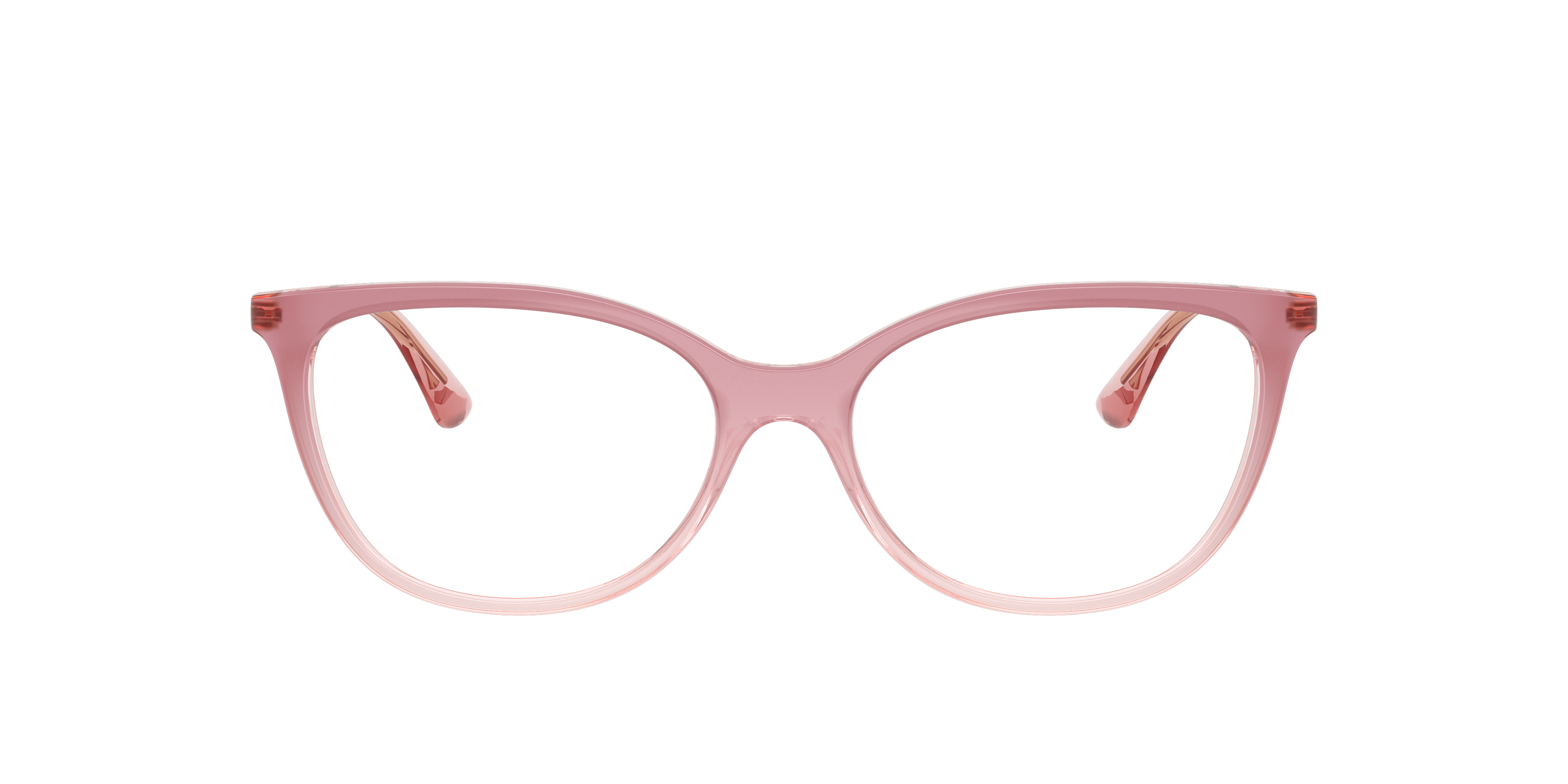 Glasses Direct ™ -VO5673 - Oval Gradient Pink & Transparent Pink Frame ...