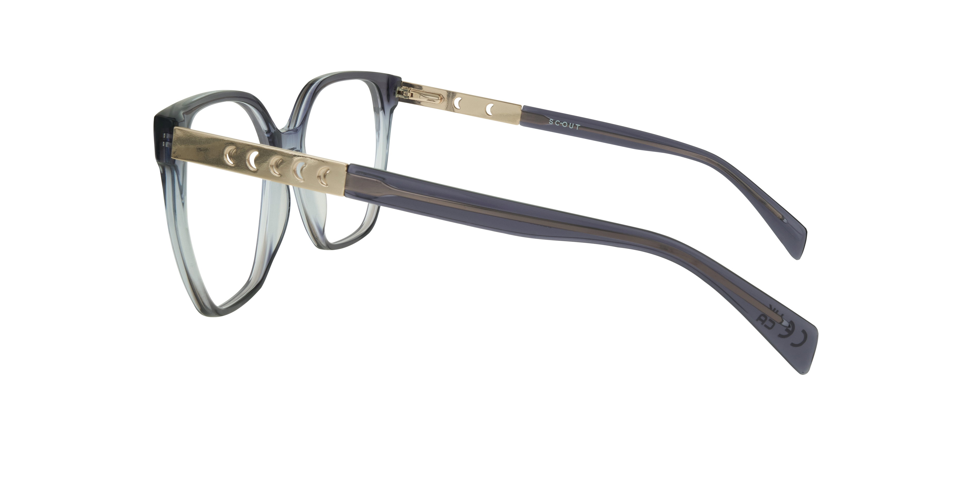 Glasses Direct ™ -Kim Square Gradient Blue Glasses for Women