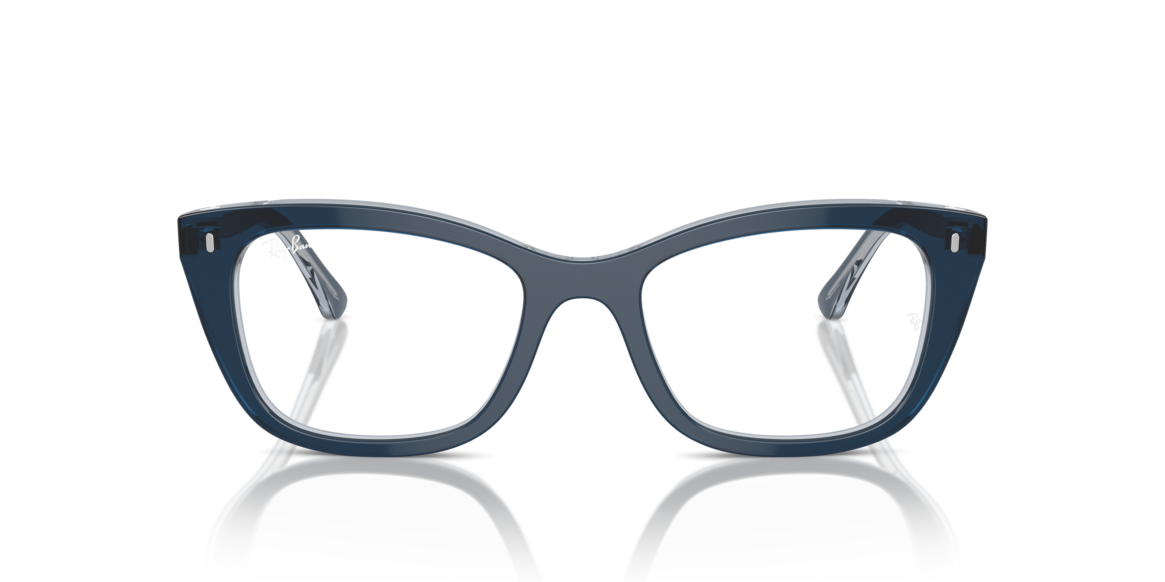 Glasses Direct ™ -RB5433 - Pillow Blue On Transparent Blue Frame Eyeglasses