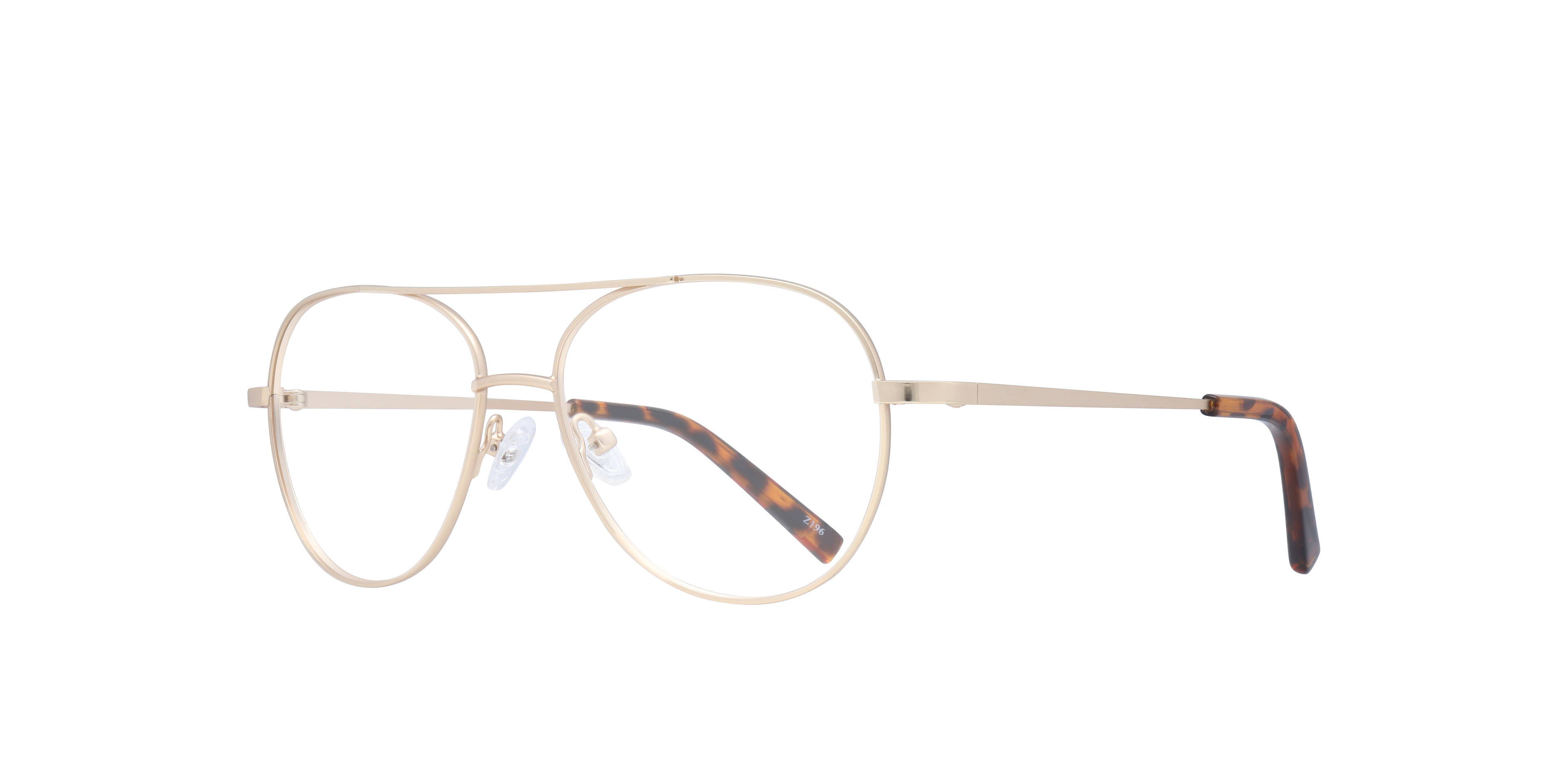 Glasses Direct ™ -Gabriel Pilot Gold Full Rim Eyeglasses