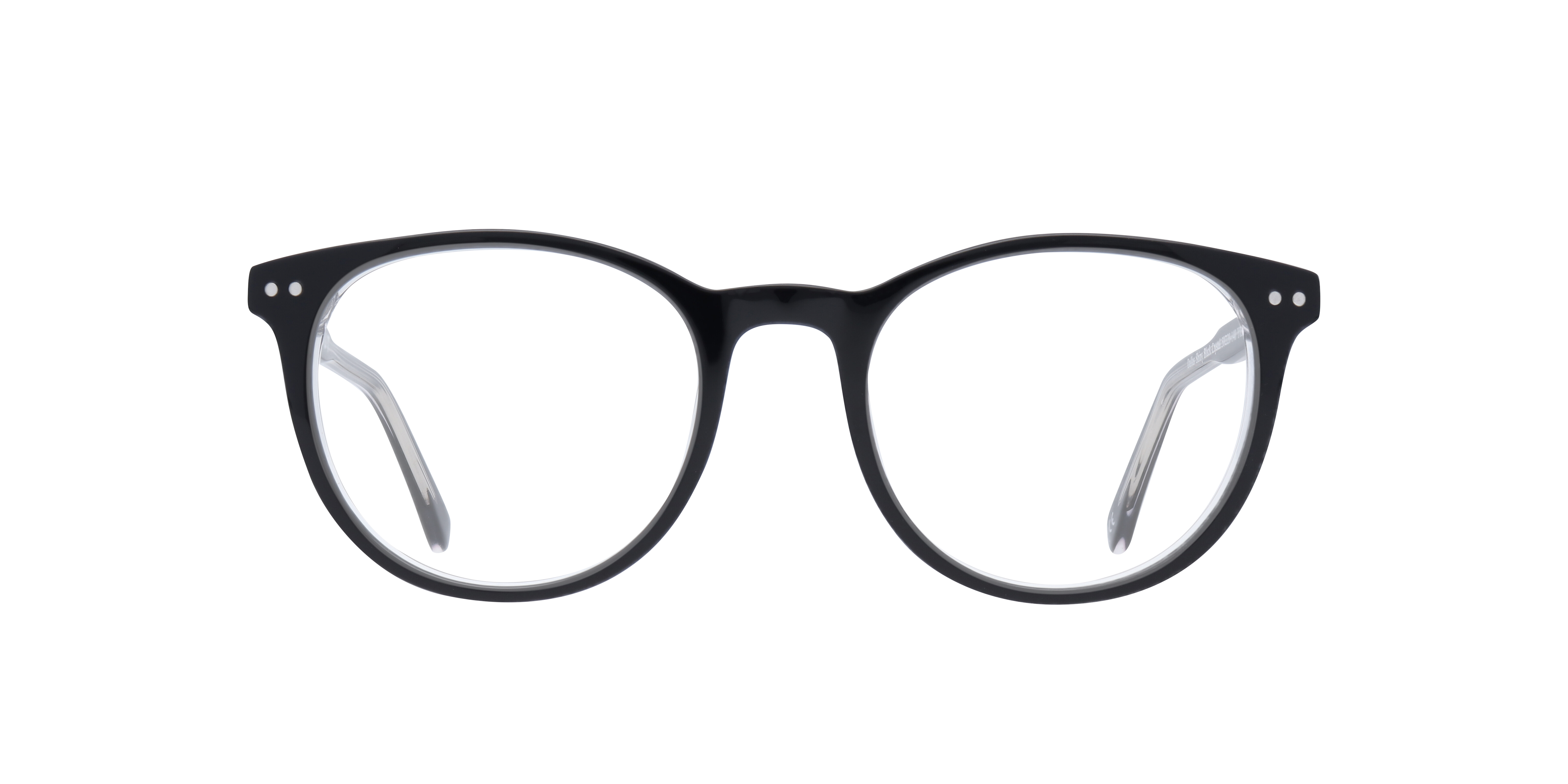 Glasses Direct ™ -Dallas Phantos Shiny Black Crystal Full Rim Eyeglasses
