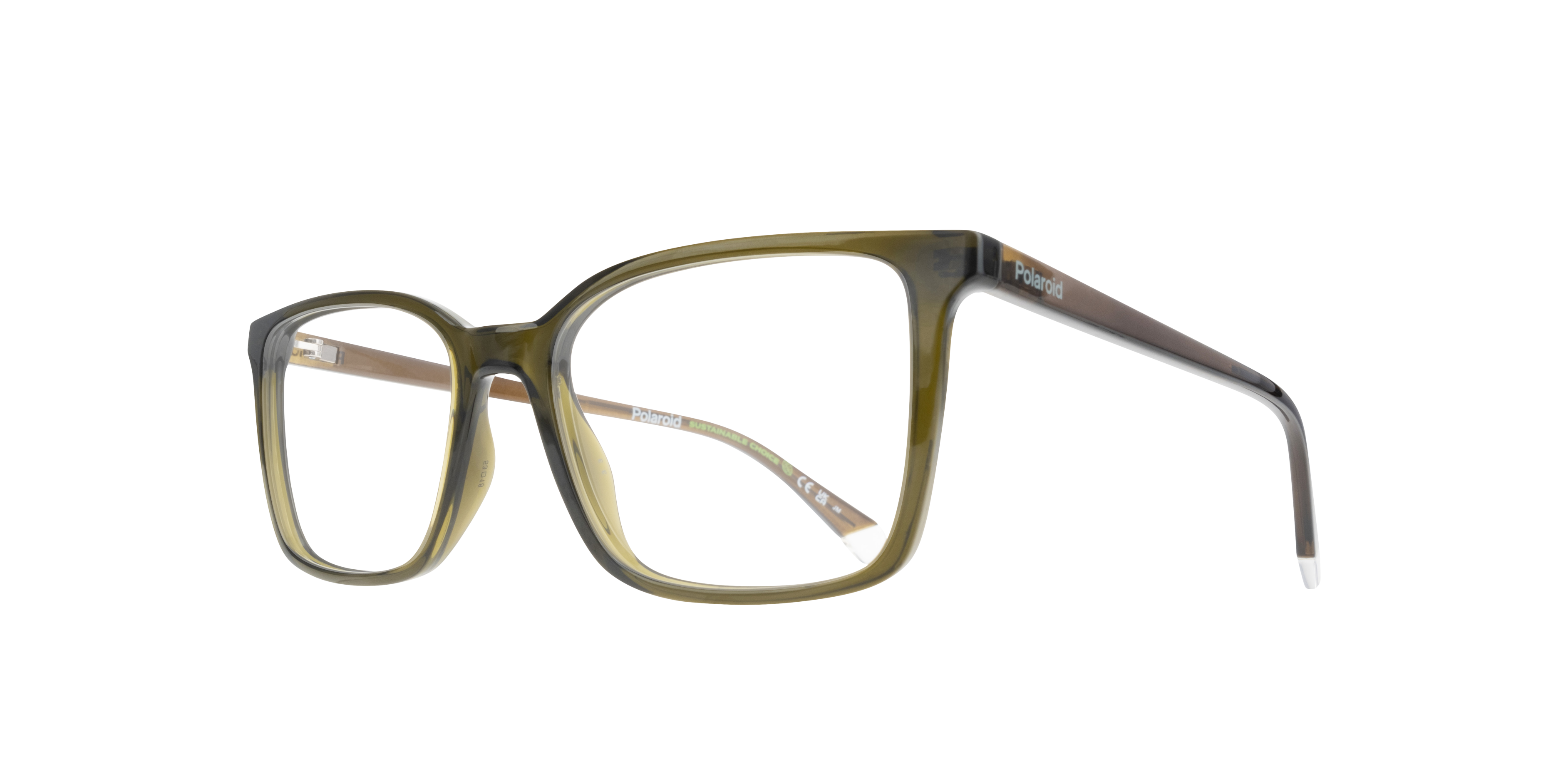 Glasses Direct ™ -PLD D499 Rectangle Green Glasses for Men