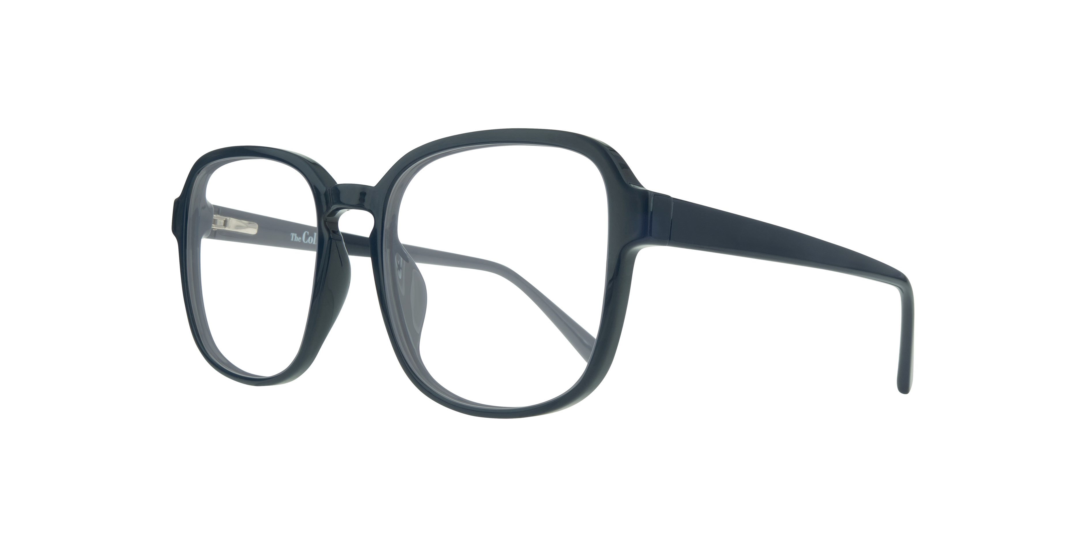Glasses Direct ™ -Jada Square Solid Dark Blue Glasses for Women