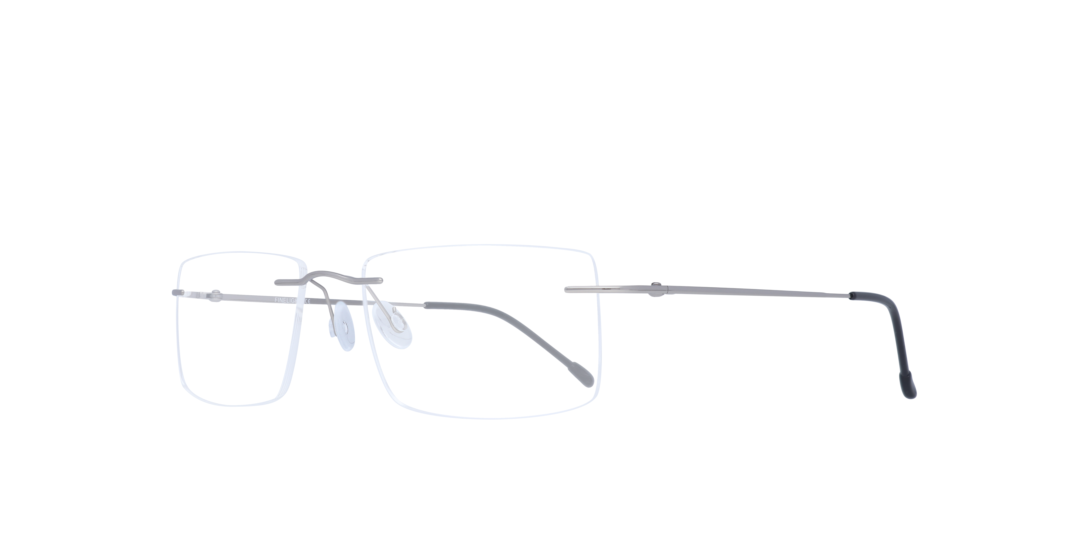 Glasses Direct ™ -Jennings Rectangle Gunmetal Glasses for Men