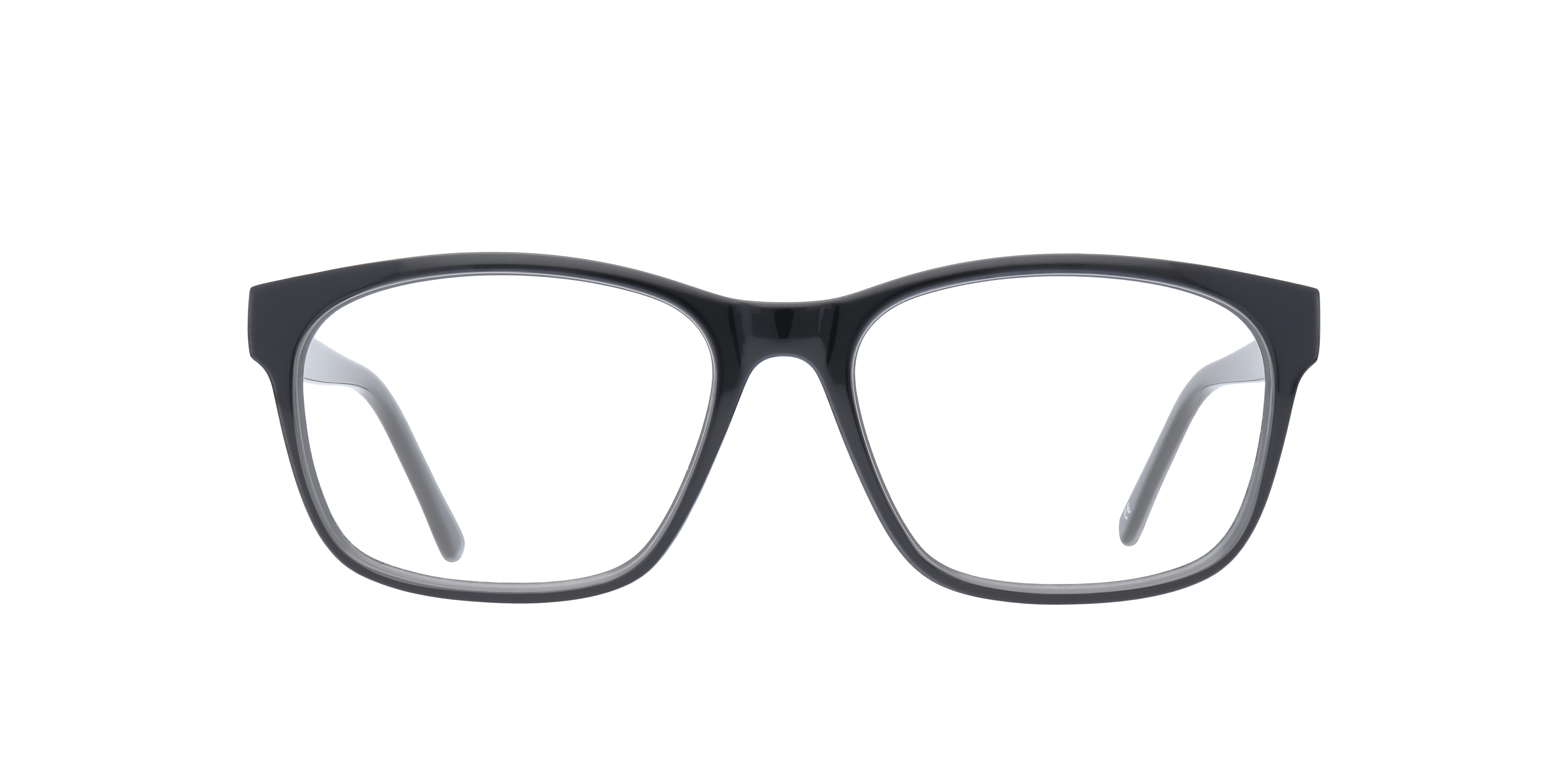 Glasses Direct ™ -Aero Rectangle Black Full Rim Eyeglasses