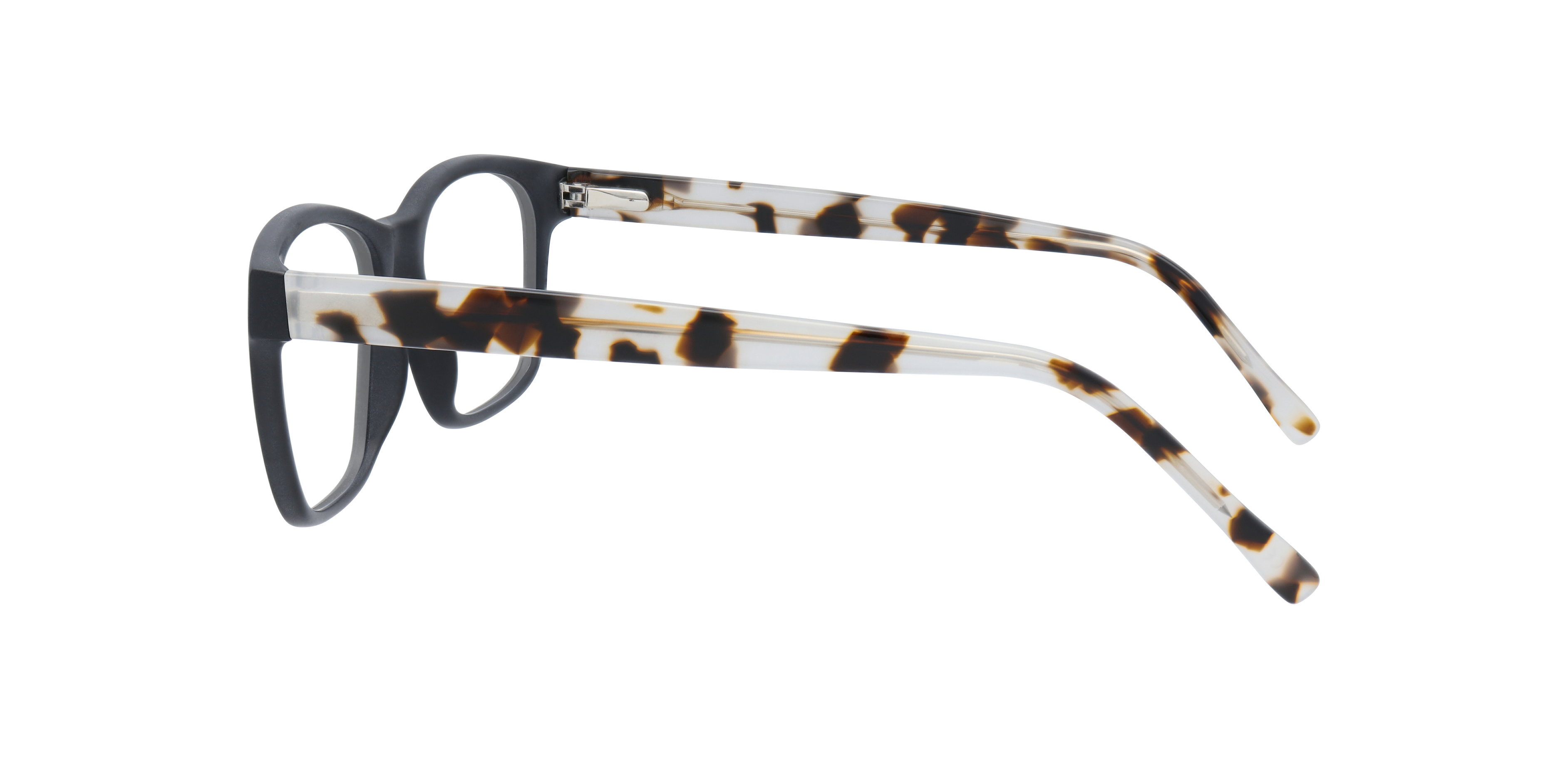 Glasses Direct ™ -Aero Rectangle Black & Tortoise Full Rim Eyeglasses