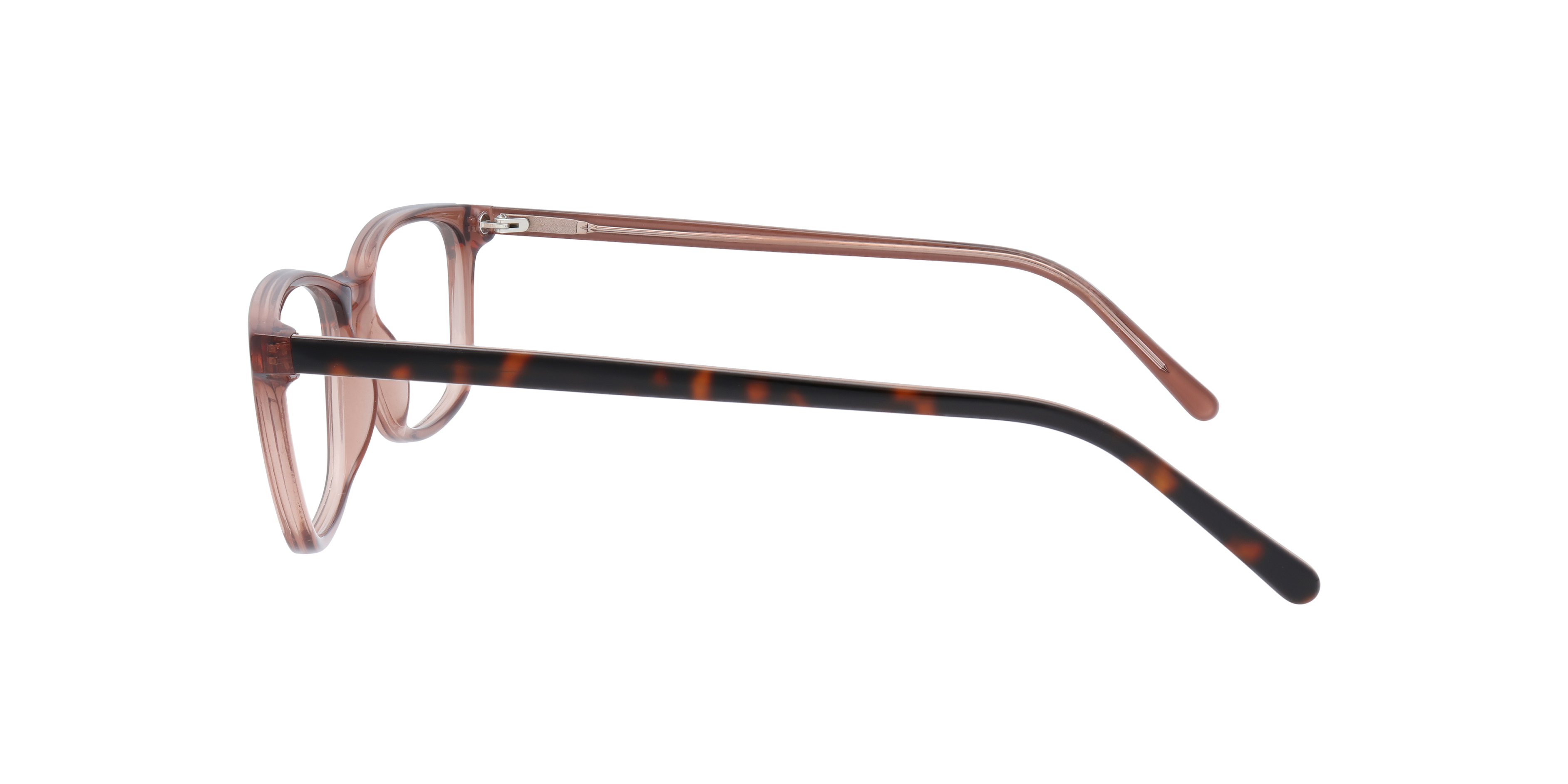 Glasses Direct ™ -Wing Rectangle Light Brown Glasses for Women