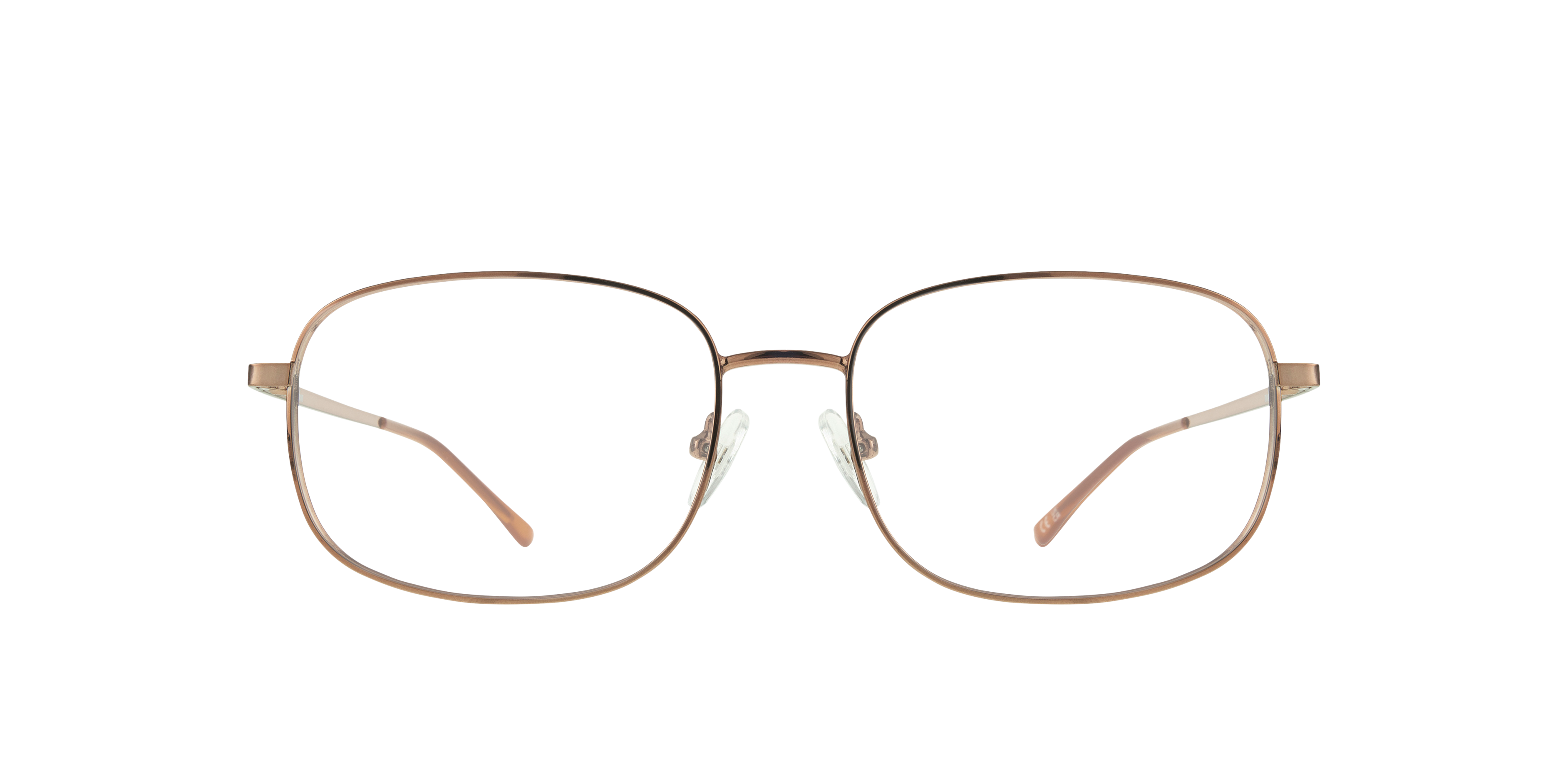 Glasses Direct ™ -Lacy Rectangle Copper & Brown Full Rim Eyeglasses