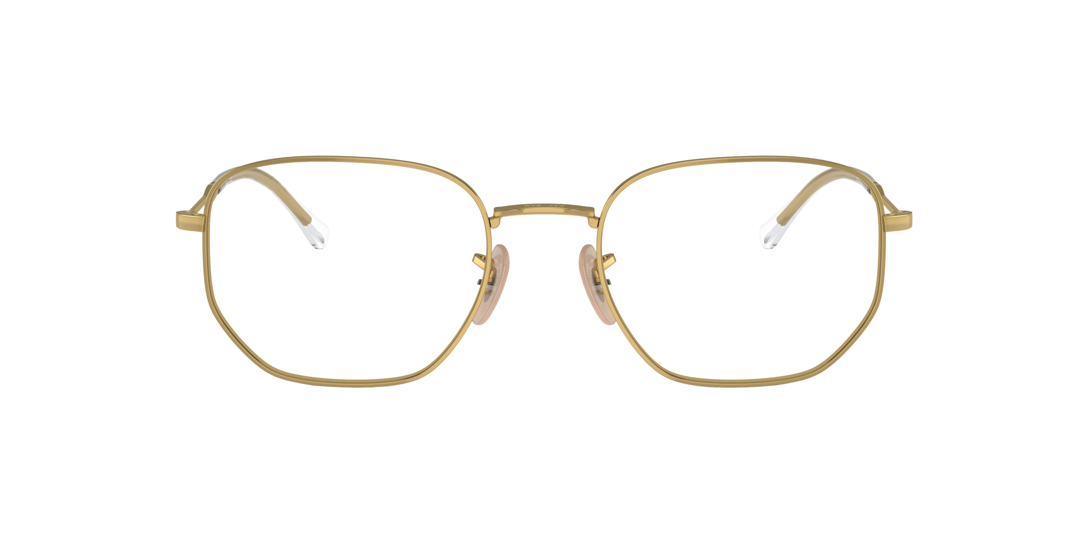 Glasses Direct ™ -RB6496 - Irregular Arista Gold Frame Eyeglasses