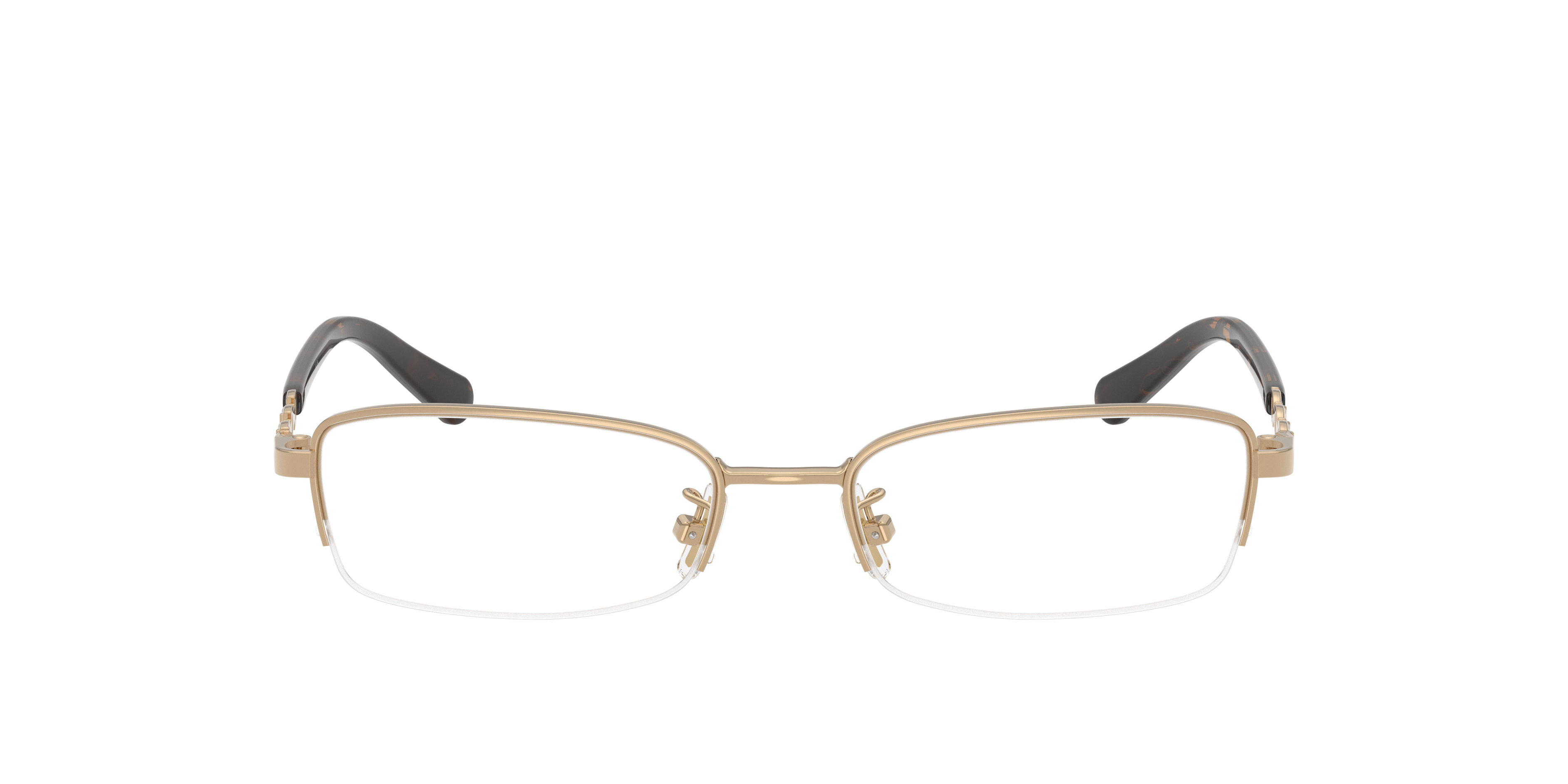 Glasses Direct ™ -HC5097 - Rectangle Light Gold Frame Glasses For Women