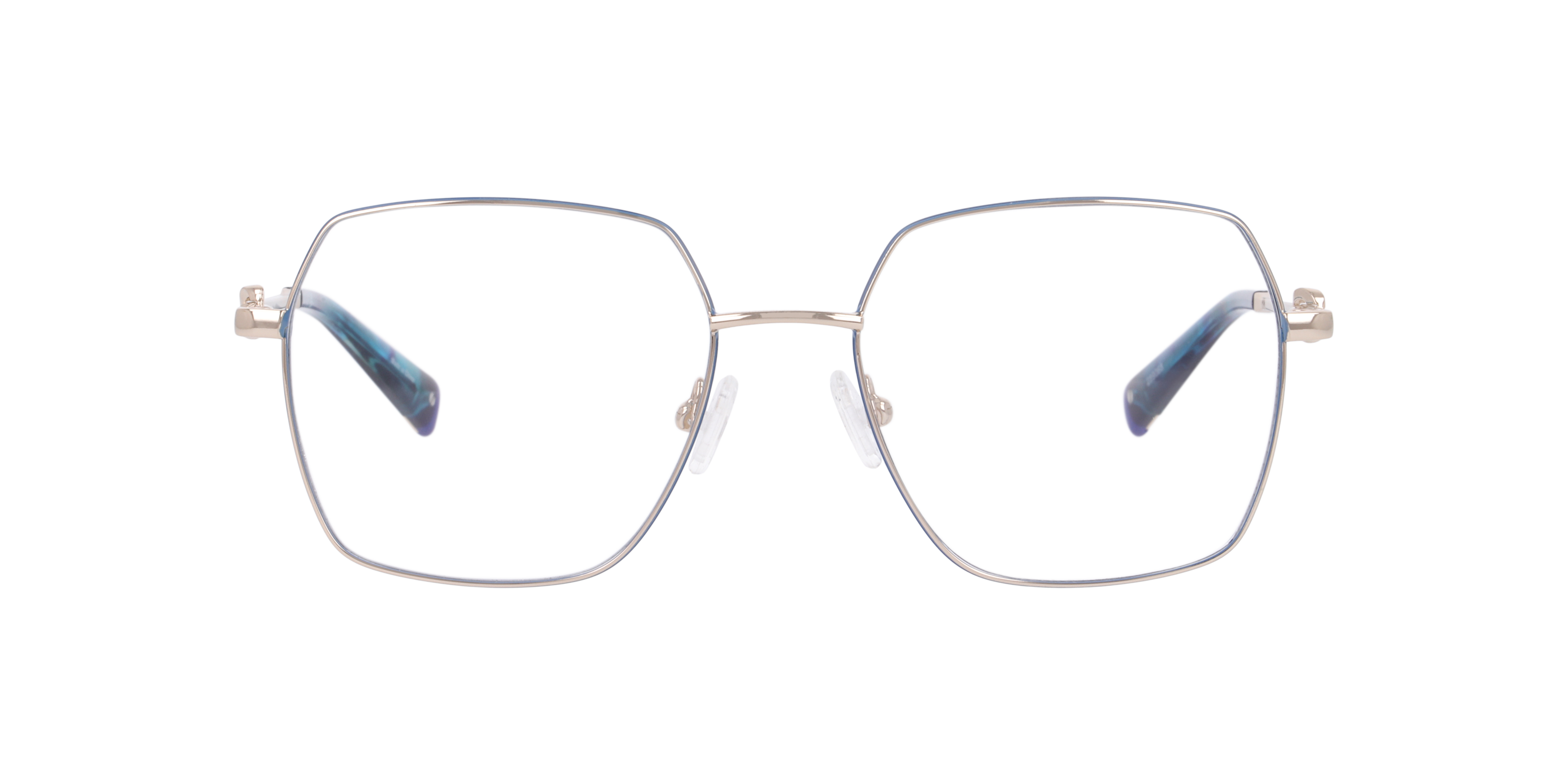 Glasses Direct ™ -Cumai Square Gold Glasses for Women