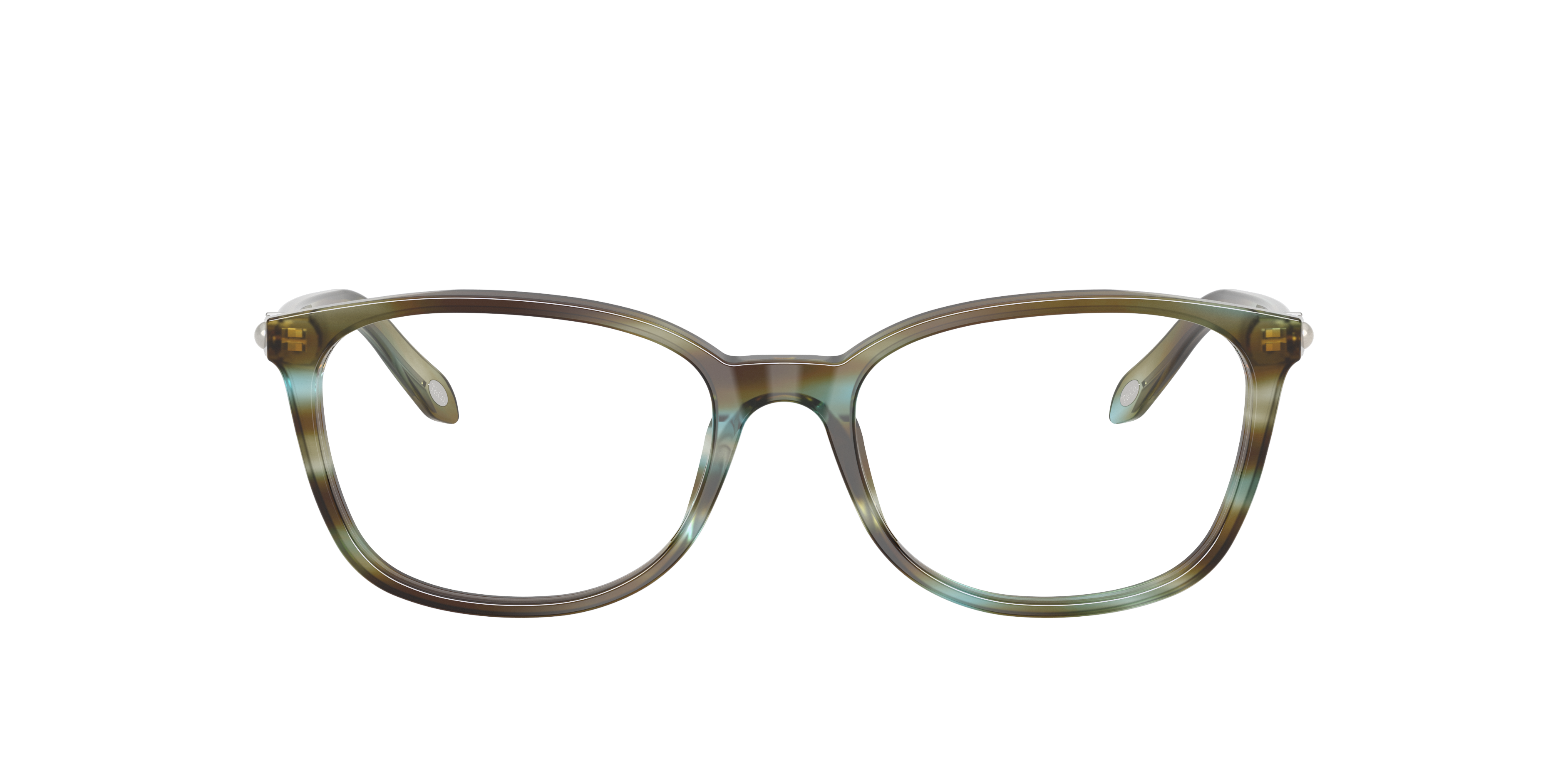 Glasses Direct ™ -TF2109HB - Square Ocean Turquoise Frame Glasses For Women