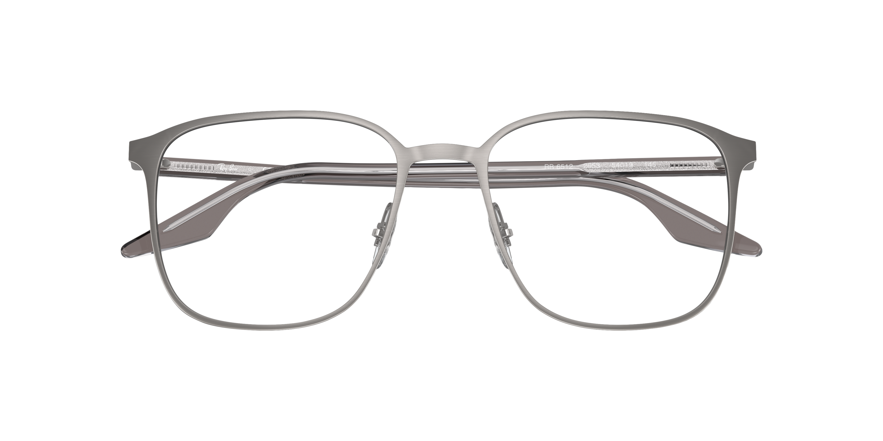 Glasses Direct ™ -RB6512 - Square Gunmetal Frame Eyeglasses