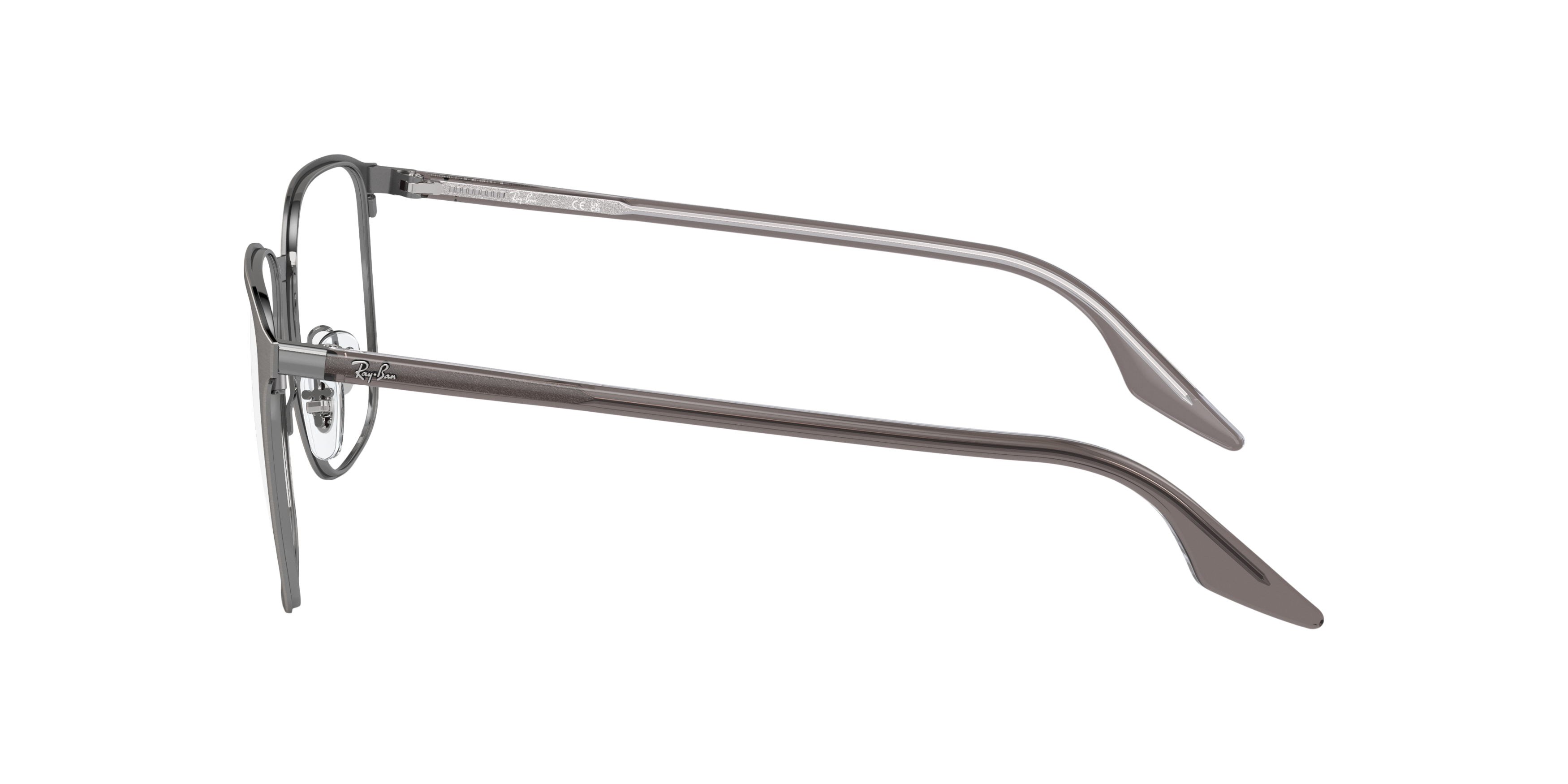 Glasses Direct ™ -RB6512 - Square Gunmetal Frame Eyeglasses