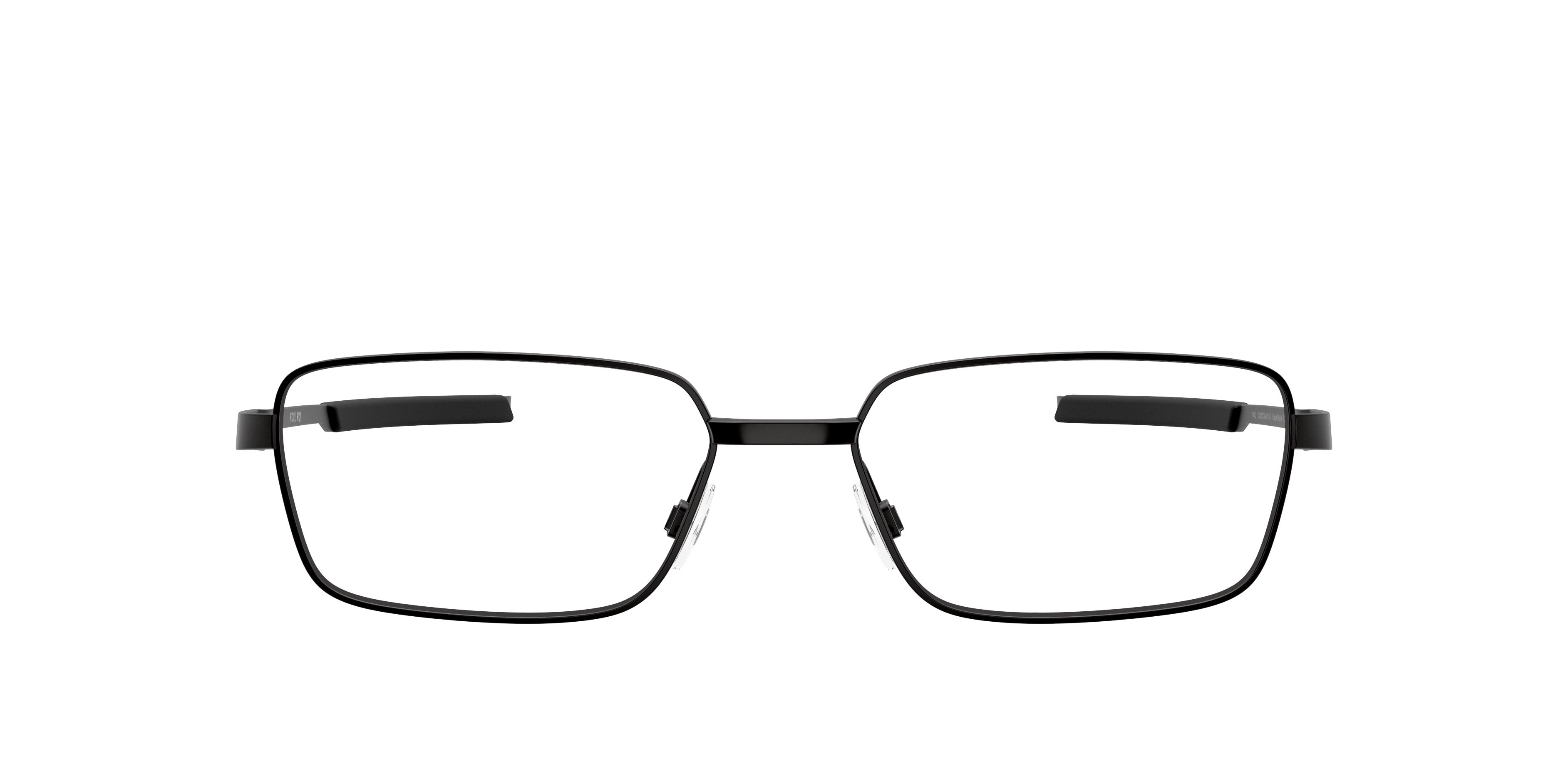 Glasses Direct ™ -Foil RQ - Rectangle Satin Black Frame Glasses For Men