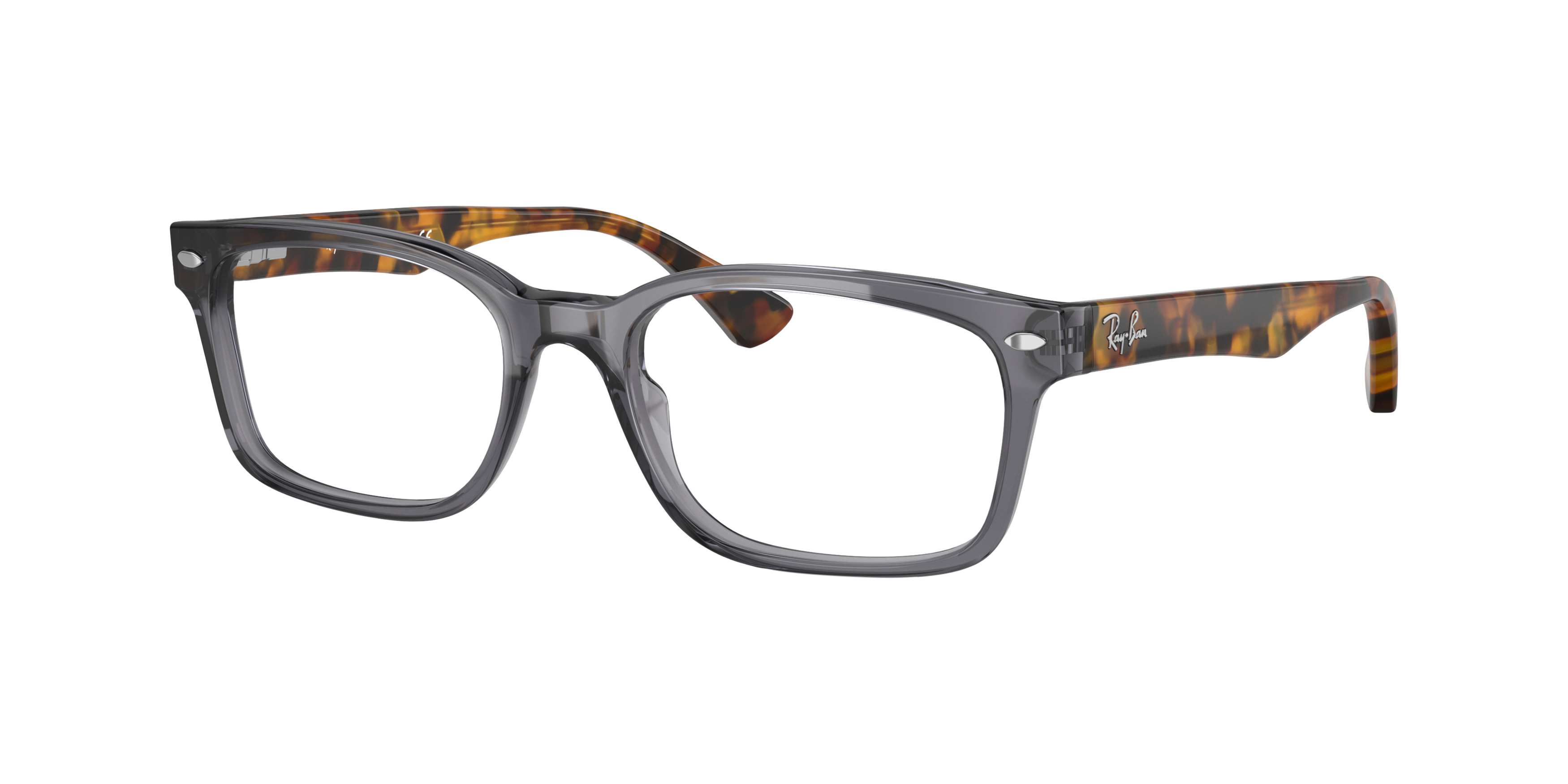 Glasses Direct ™ -RB5286 - Square Grey Frame Eyeglasses