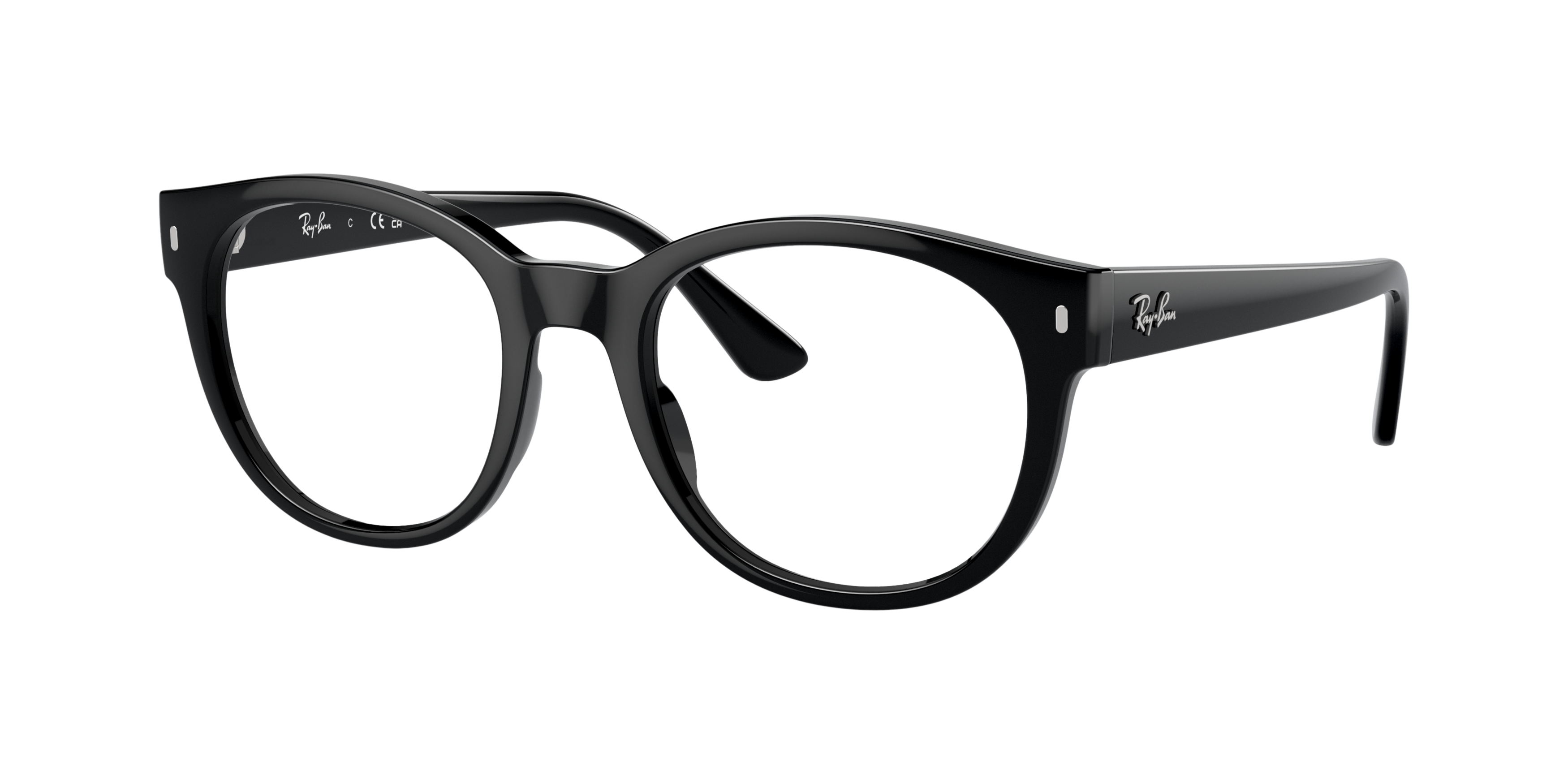 Glasses Direct ™ -RB7227 - Square Black Frame Eyeglasses