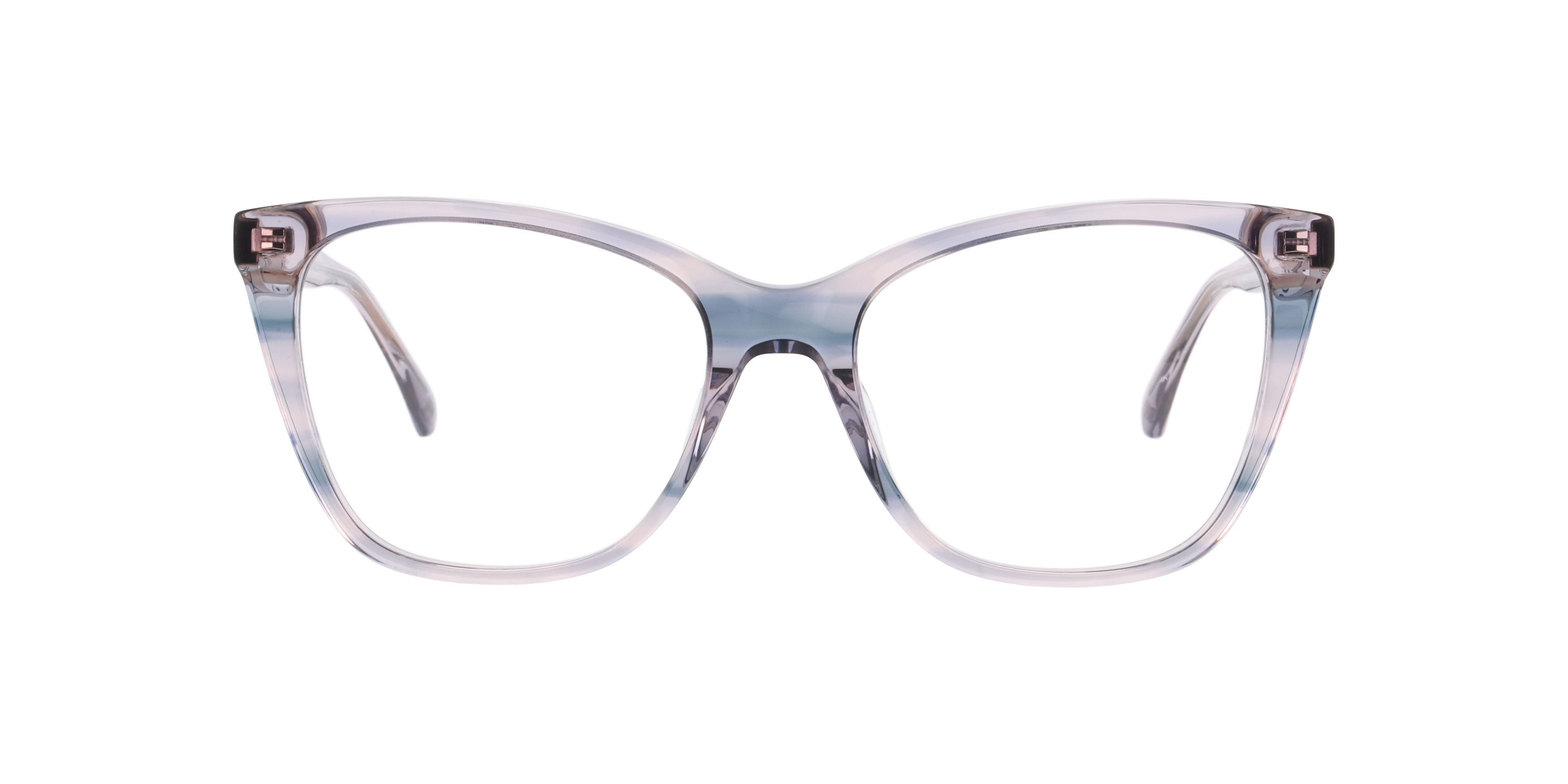 Glasses Direct ™ -Clio & G - Cat Eye Blue Frame Glasses For Women