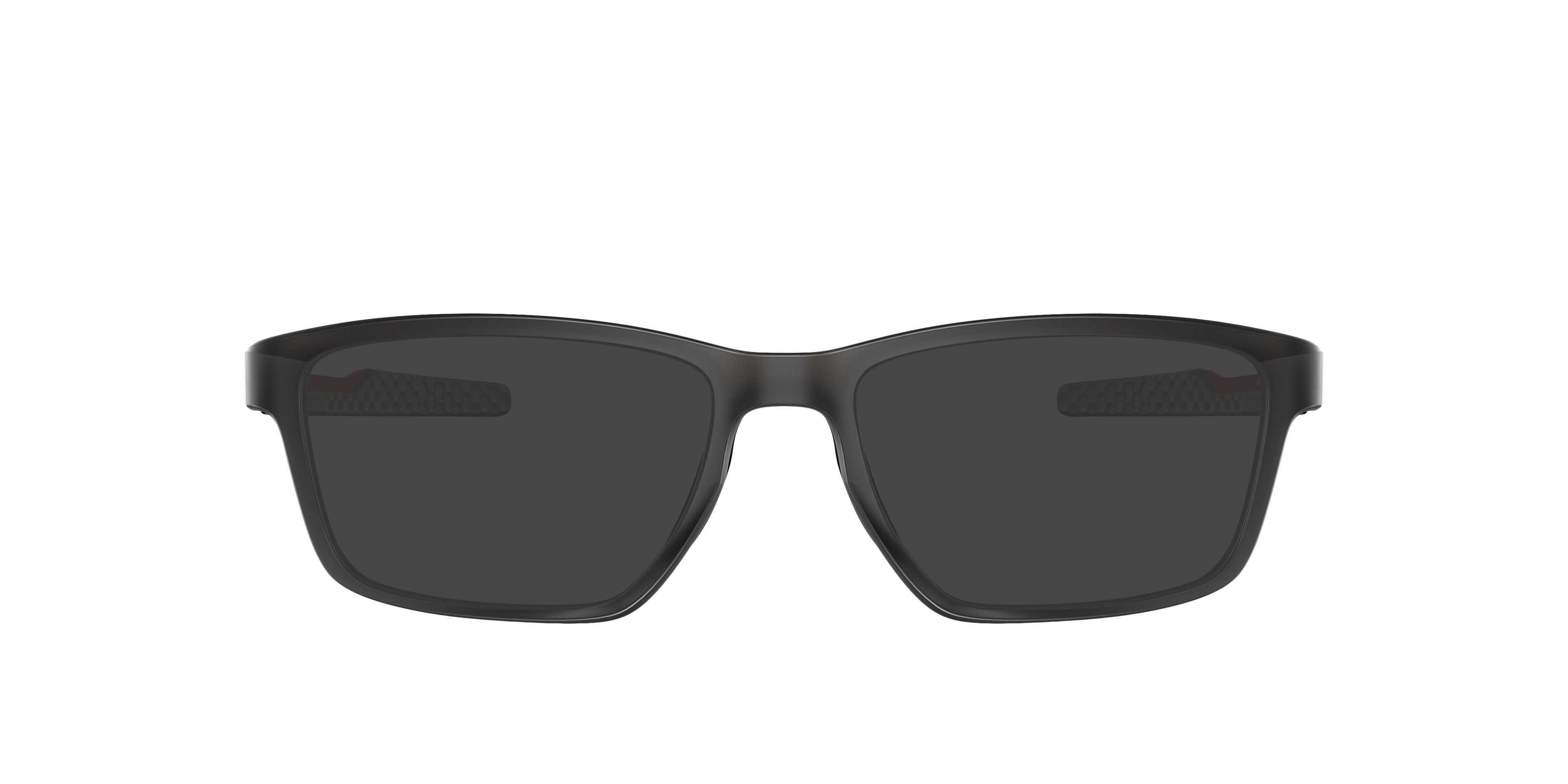 Glasses Direct ™ -Metalink - Rectangle Satin Grey Smoke Frame Glasses ...