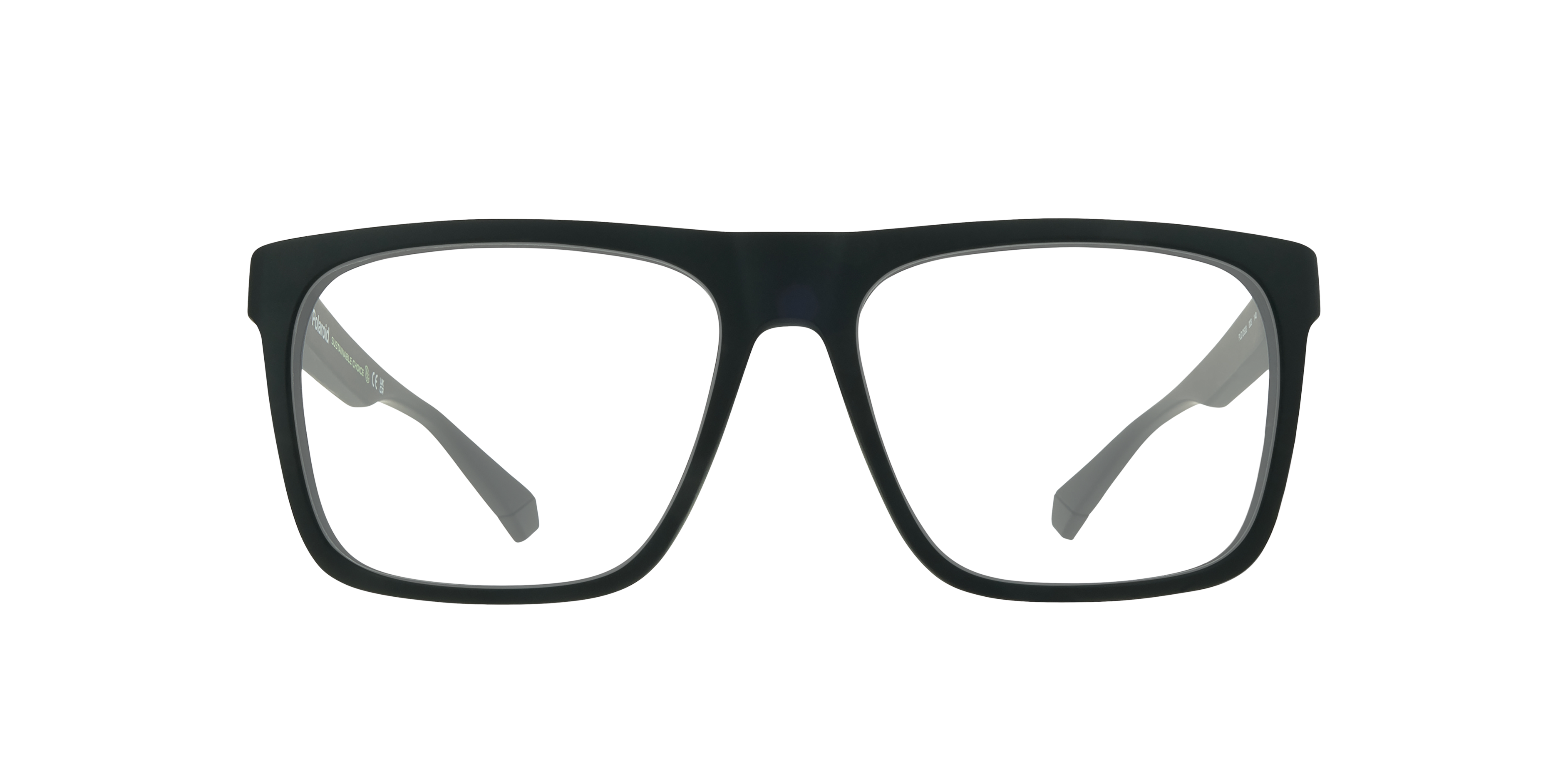 Glasses Direct ™ -PLD D533 Rectangle Black Full Rim Eyeglasses