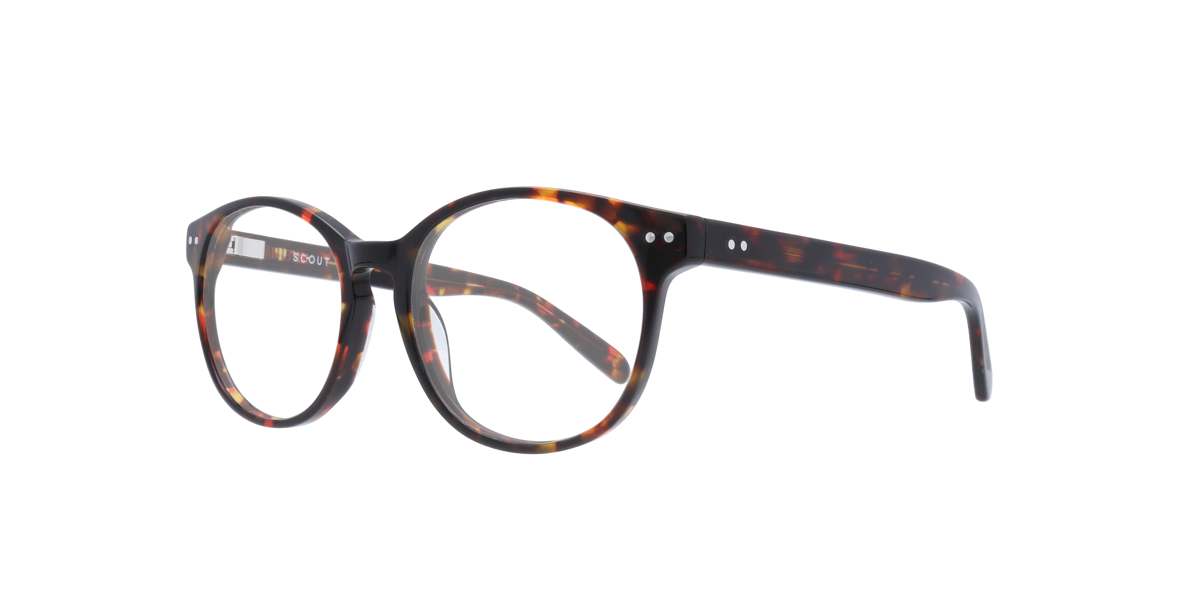 Glasses Direct ™ -East Round Dark Tortoise Full Rim Eyeglasses