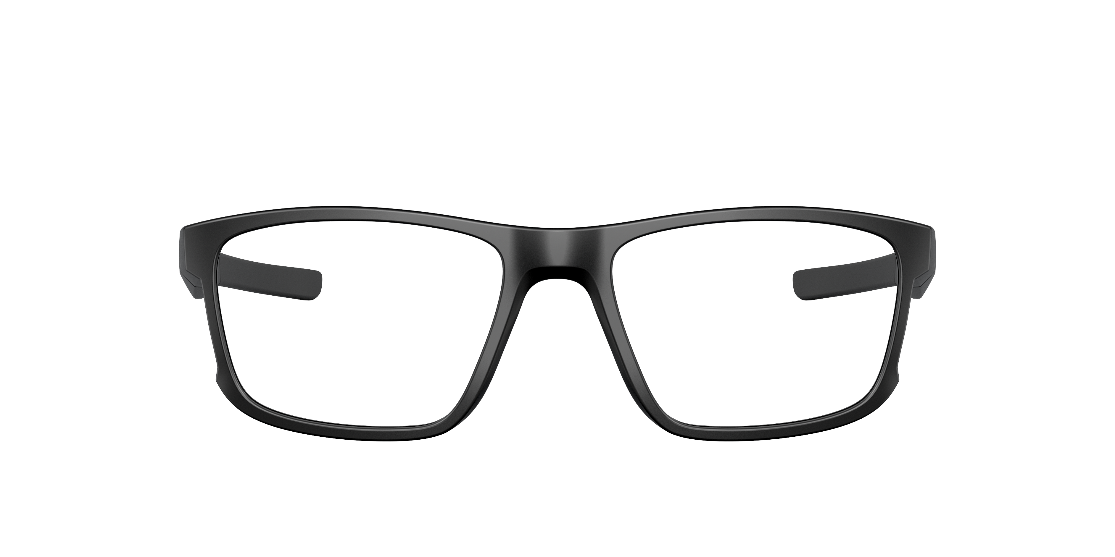 Glasses Direct ™ -Hyperlink - Square Satin Black Frame Glasses For Men