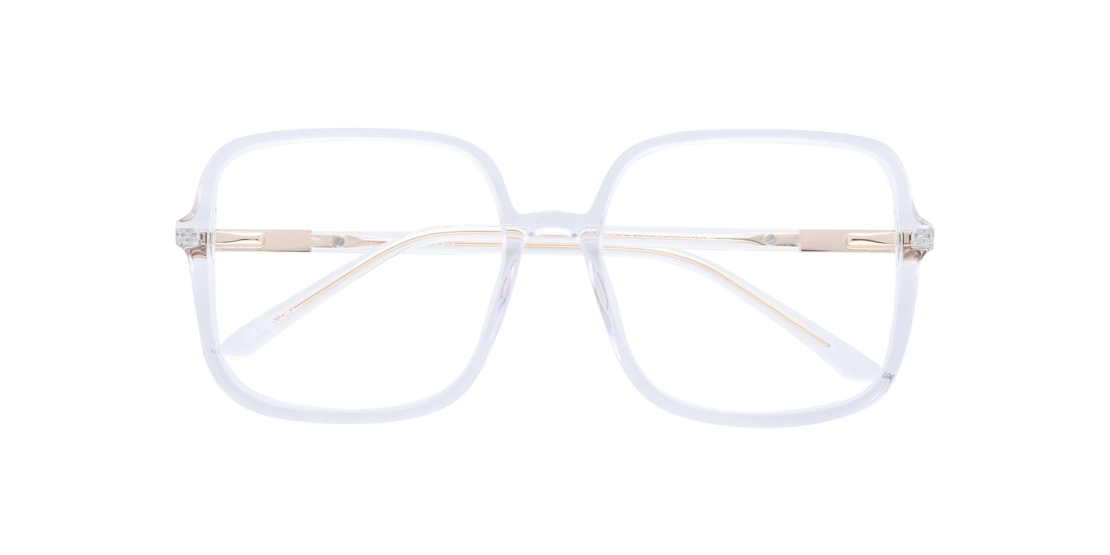 Glasses Direct ™ -Calina Square Crystal Glasses for Women