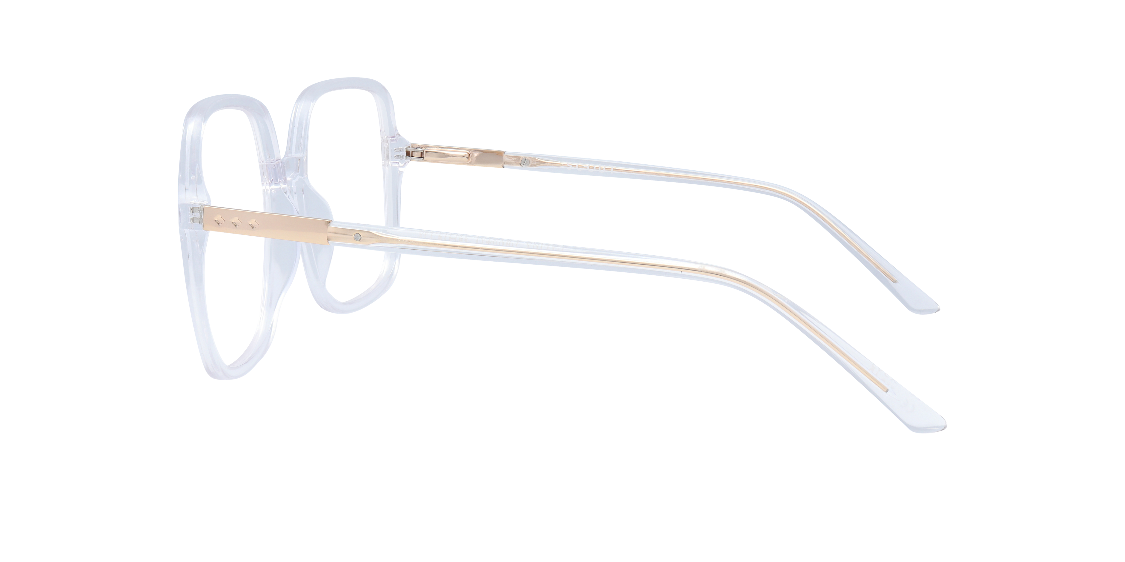 Glasses Direct ™ -Calina Square Crystal Glasses for Women