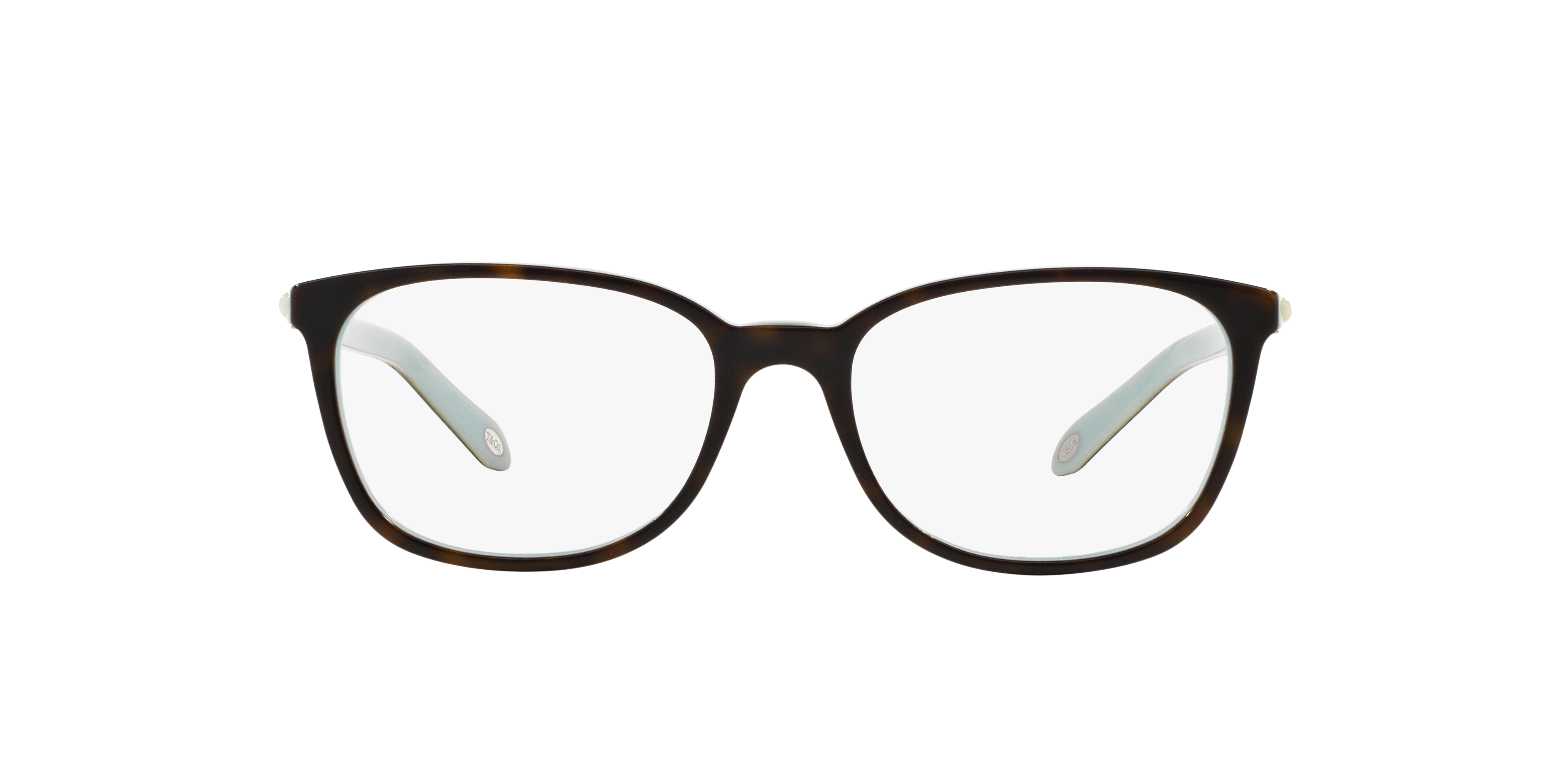 Glasses Direct ™ -TF2109HB - Square Havana On Tiffany Blue Frame ...