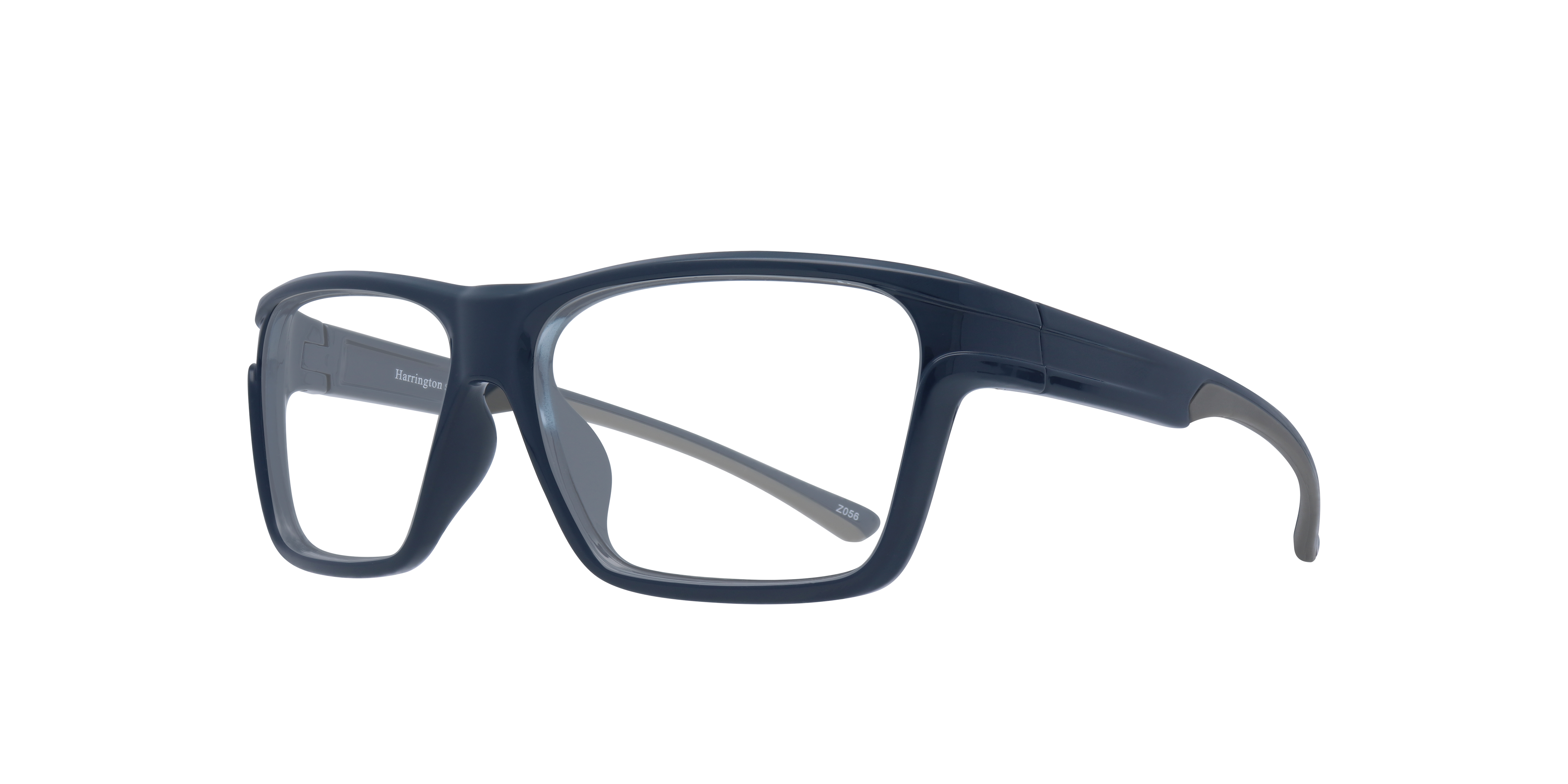 Glasses Direct ™ -Performer Rectangle Dark Blue & Grey Glasses for Men