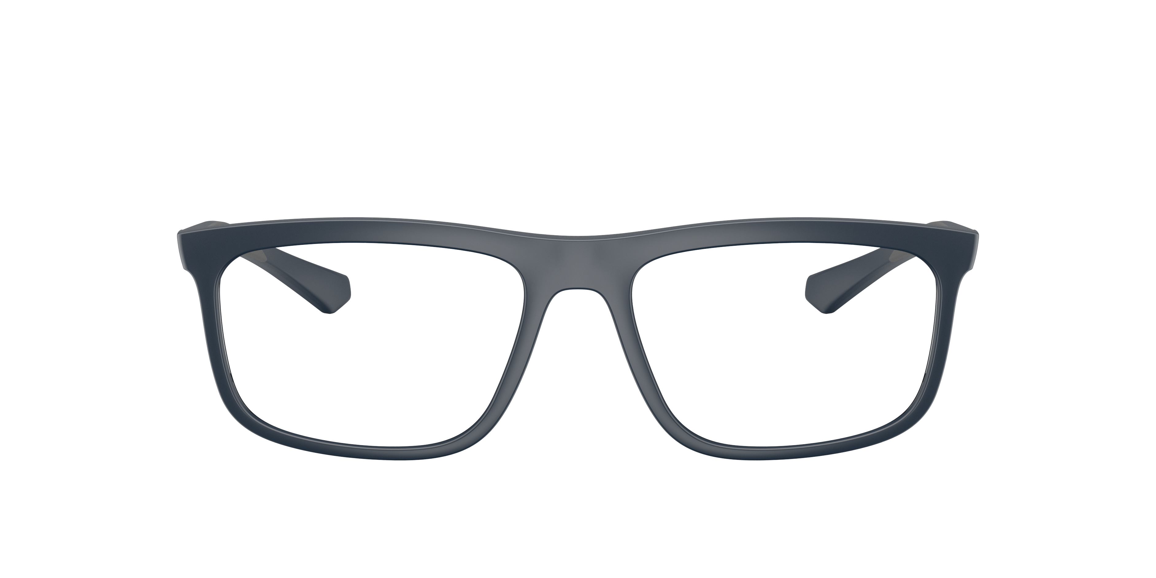 Glasses Direct ™ -EA3246 - Square Matte Blue Frame Glasses For Men