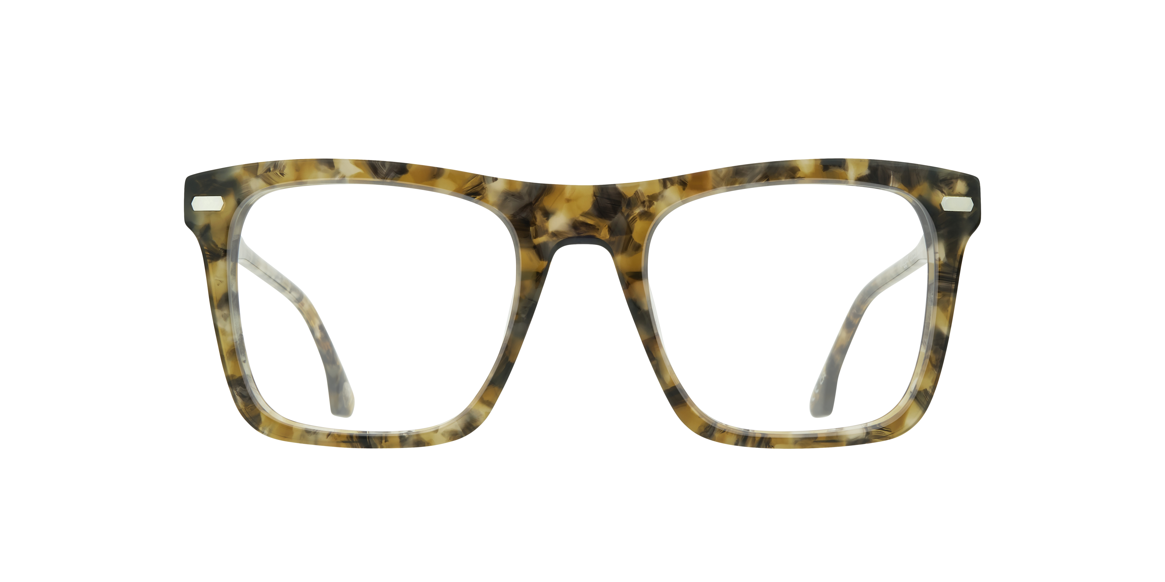 Glasses Direct ™ -Jagger Square Green Havana Glasses for Men