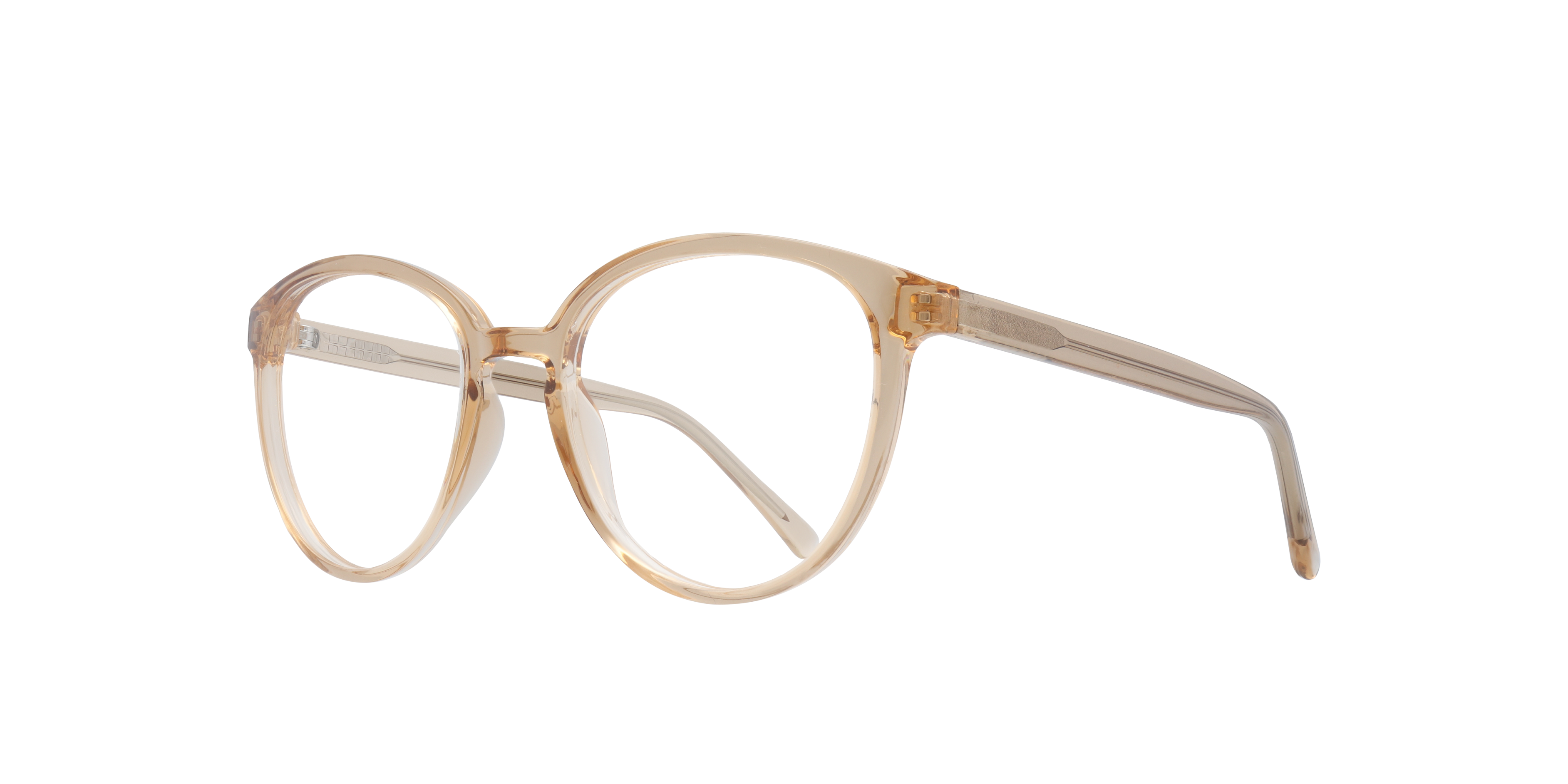 Glasses Direct ™ -Claire Phantos Crystal Beige Glasses for Women