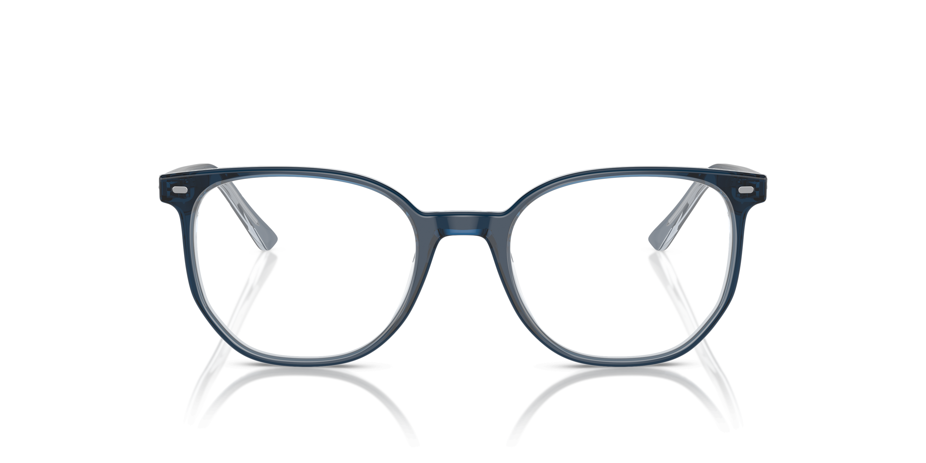 Glasses Direct ™ -RB5397 - Irregular Blue On Transparent Blue Frame ...