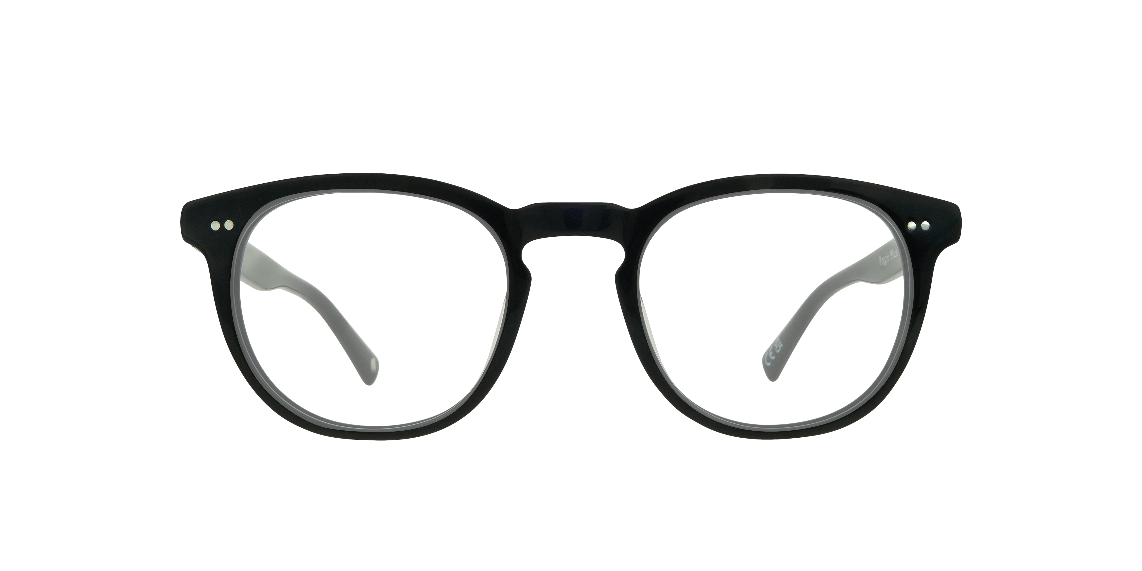 Glasses Direct ™ -Reggie Square Black Glasses for Men