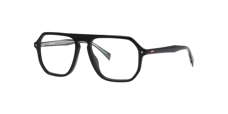 Glasses Direct ™ -LV 5086 Rectangle Black Glasses for Men