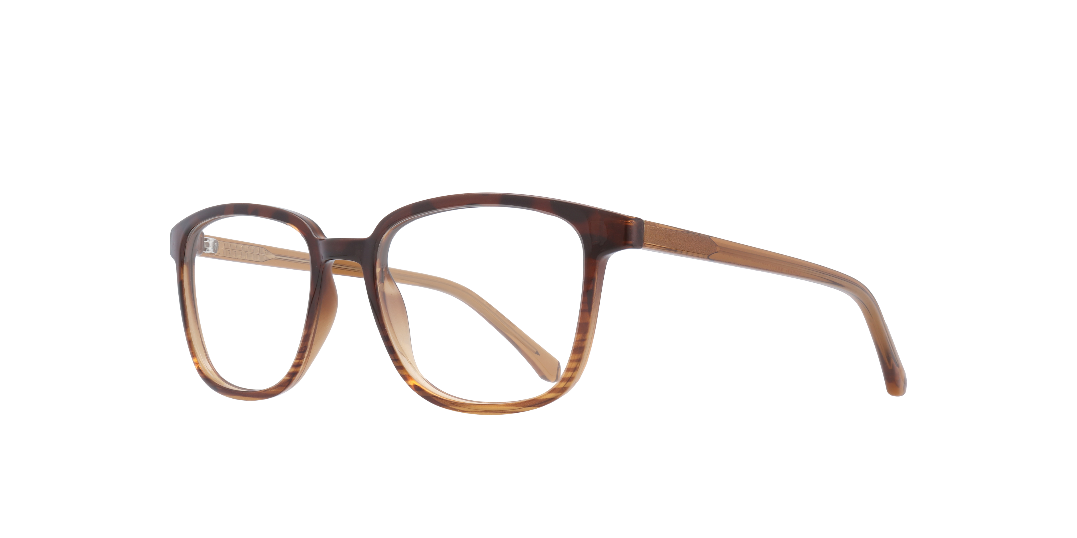 Glasses Direct ™ -Cooper Rectangle Spotty Havana Full Rim Eyeglasses
