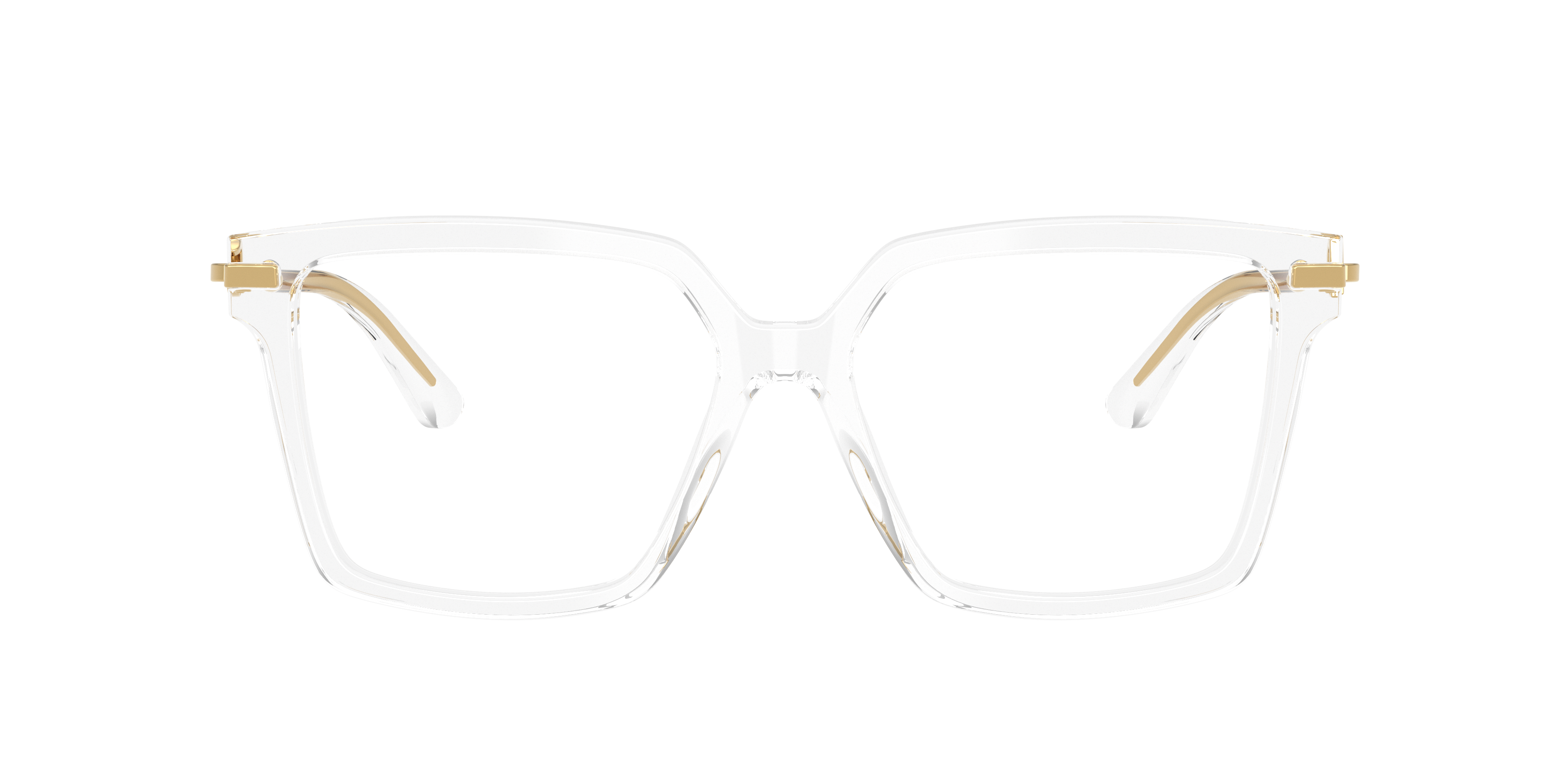Glasses Direct ™ -DG3397 - Square Crystal Frame Glasses For Women