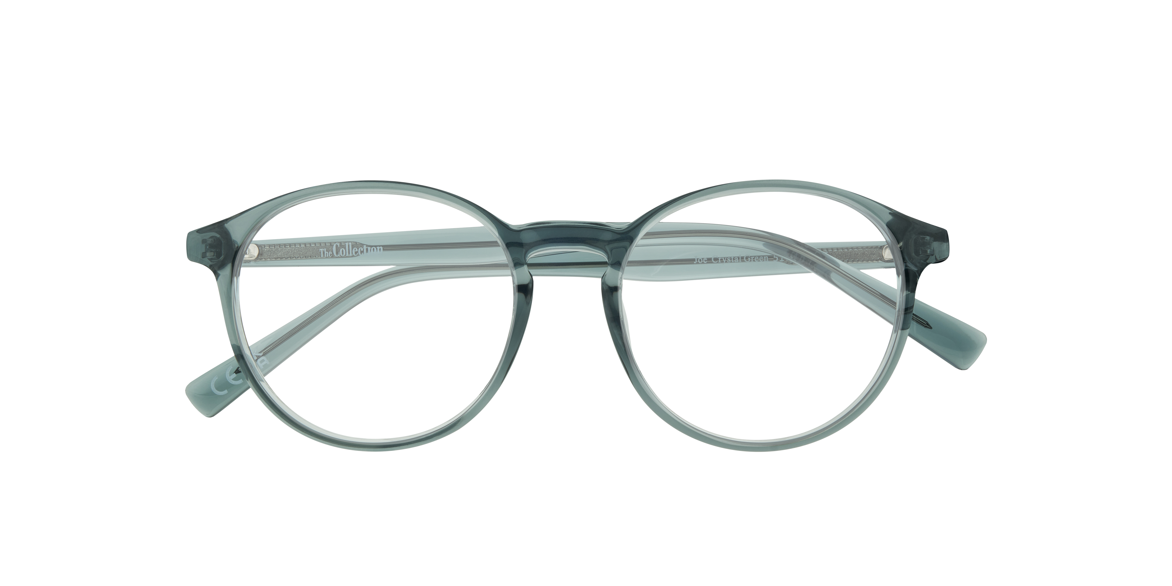 Glasses Direct ™ -Joe Phantos Crystal Green Full Rim Eyeglasses