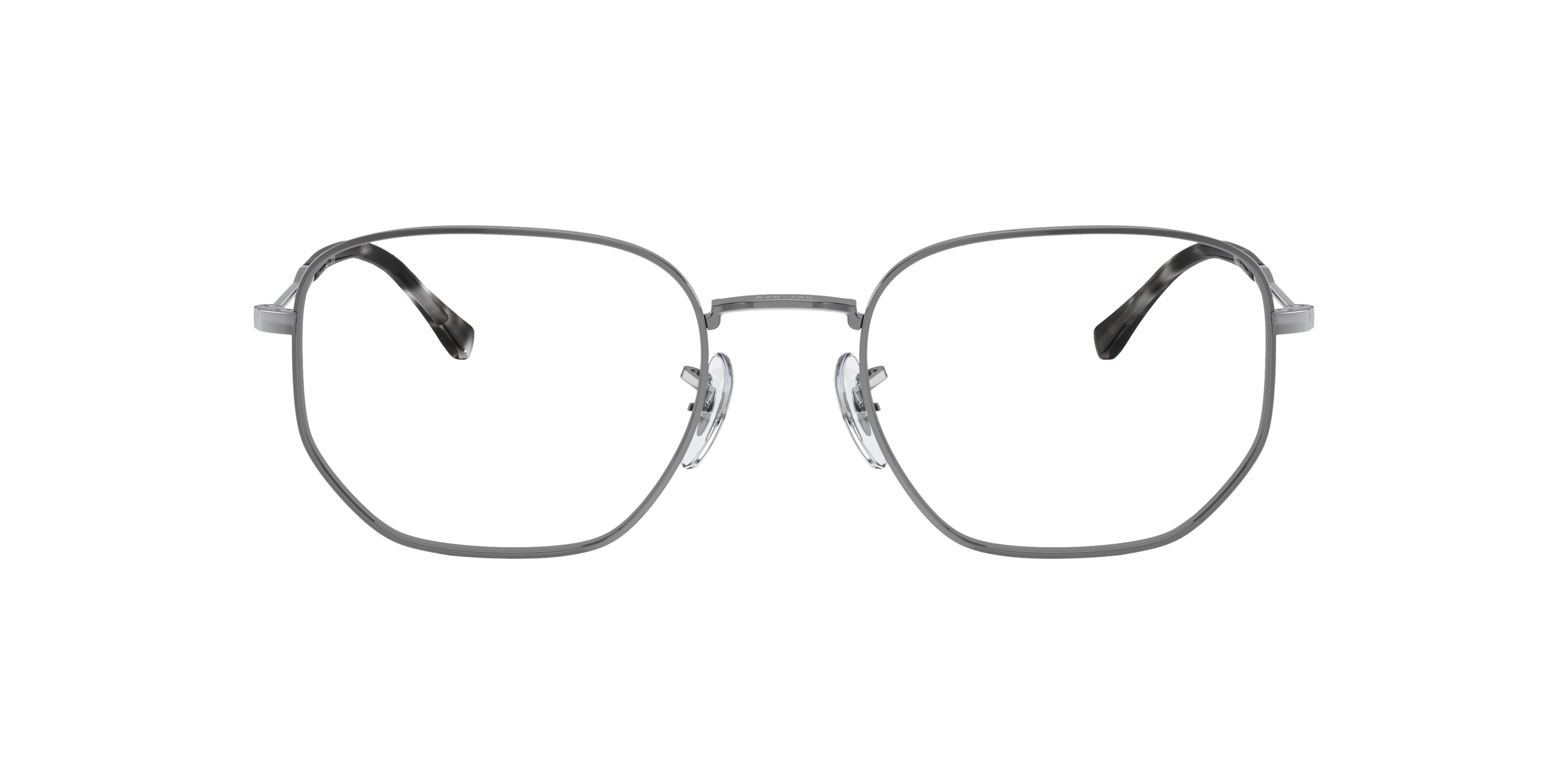 Glasses Direct ™ -RB6496 - Irregular Gunmetal Frame Eyeglasses