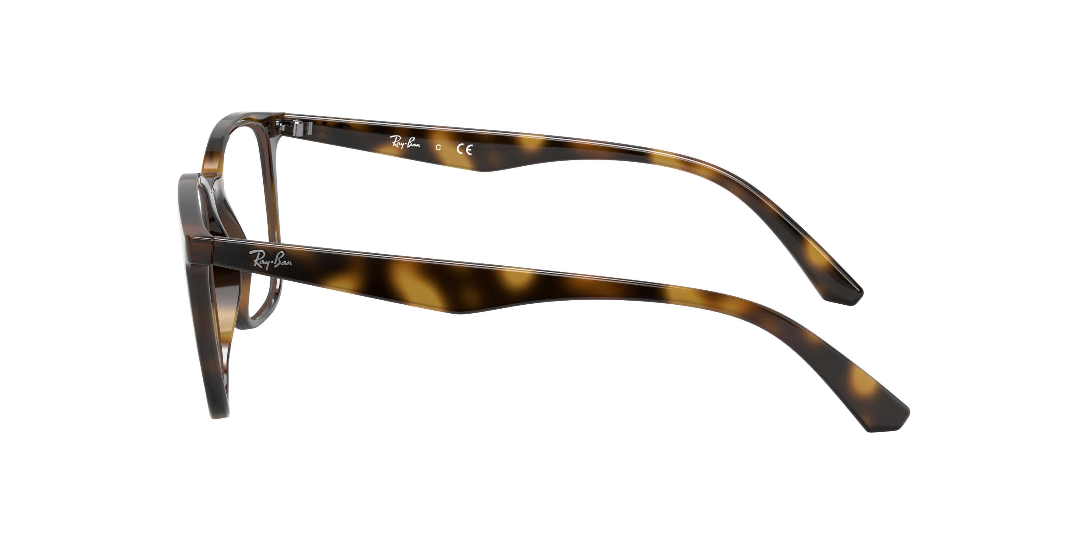 Glasses Direct ™ -RB7177 - Square Havana Frame Eyeglasses