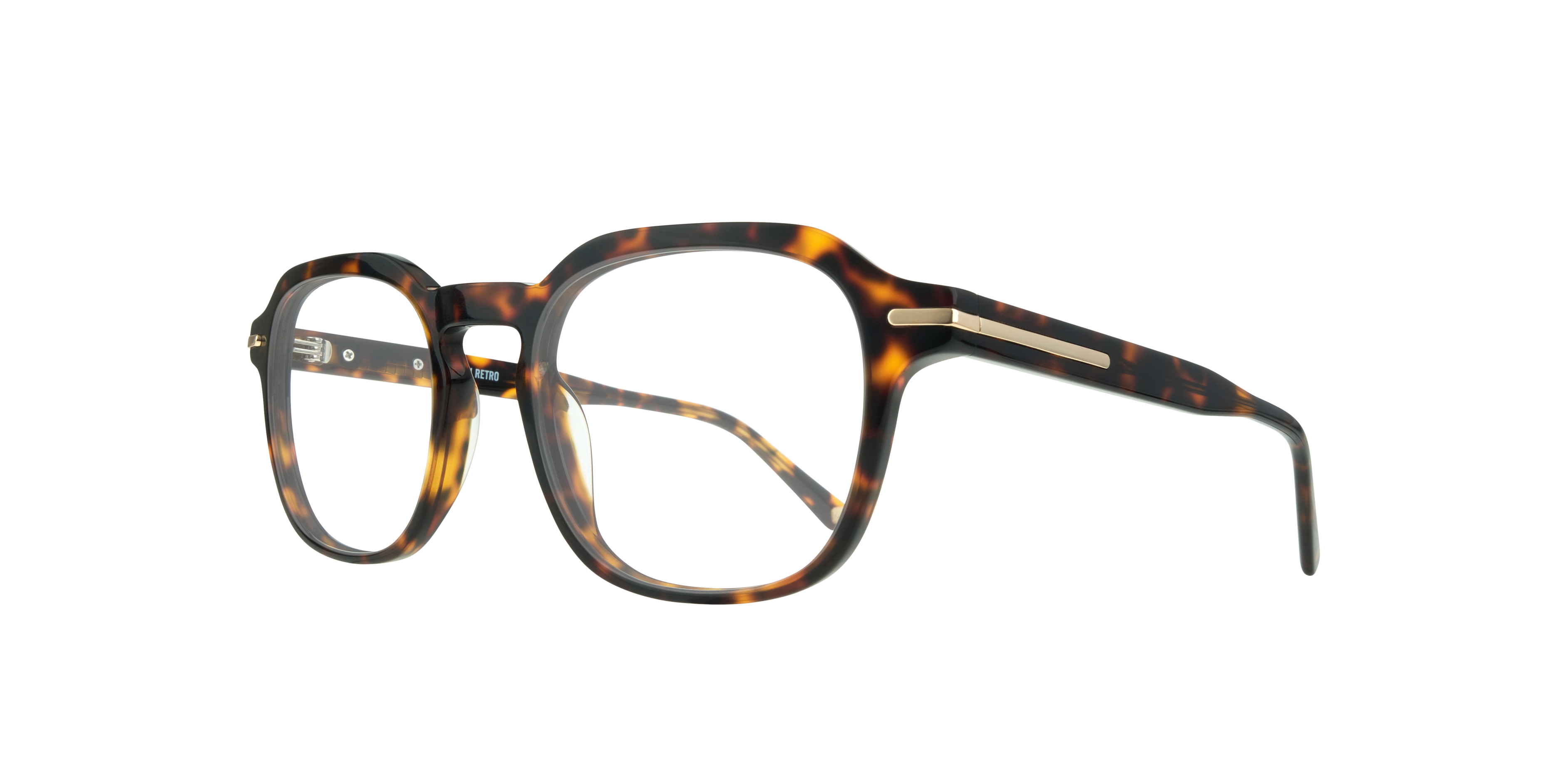 Glasses Direct ™ -Joel Square Havana Glasses for Men