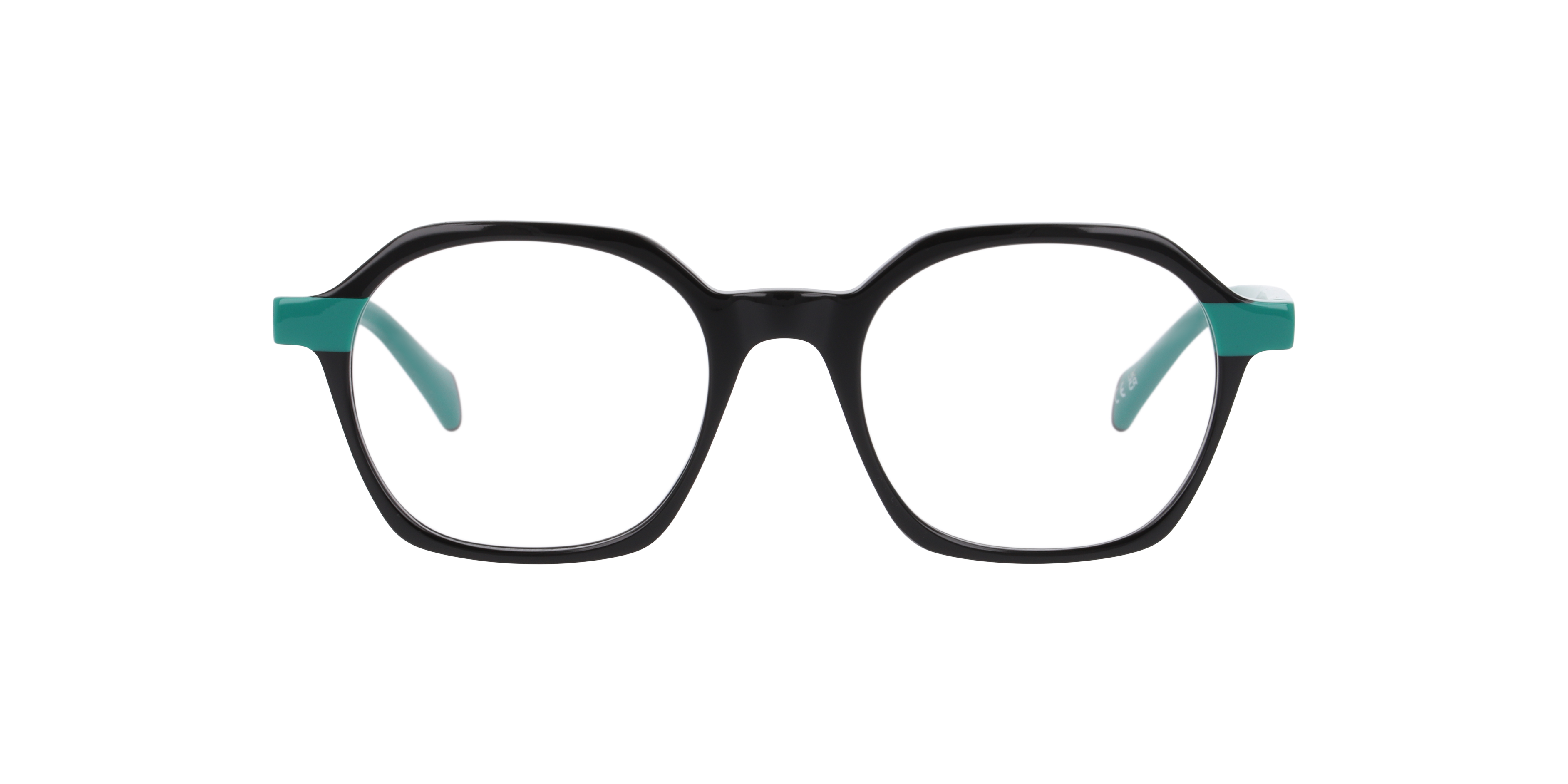Glasses Direct ™ -Mateo Irregular Black Glasses for Men