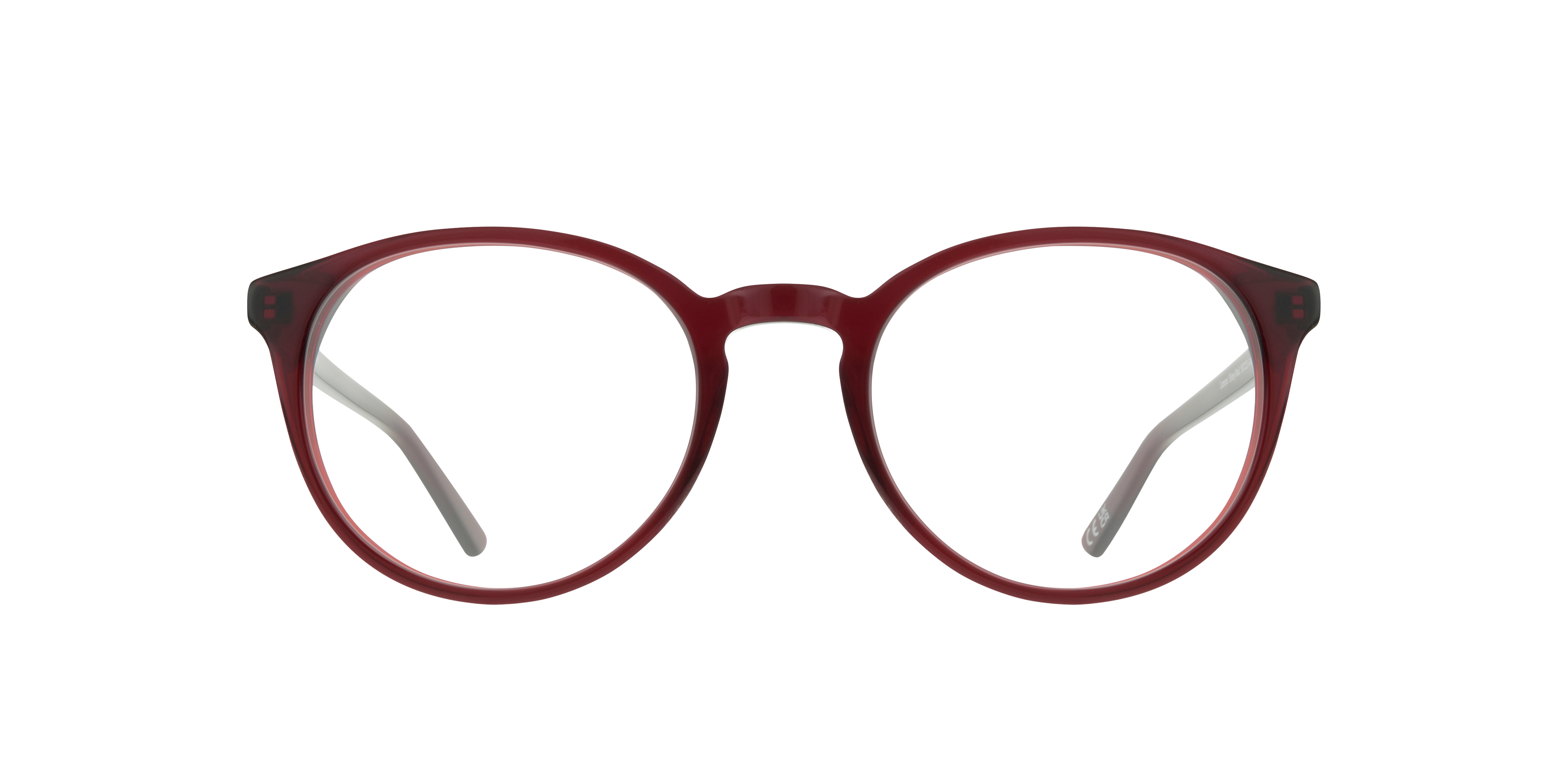 Glasses Direct ™ -Lennon Phantos Shiny Red Full Rim Eyeglasses