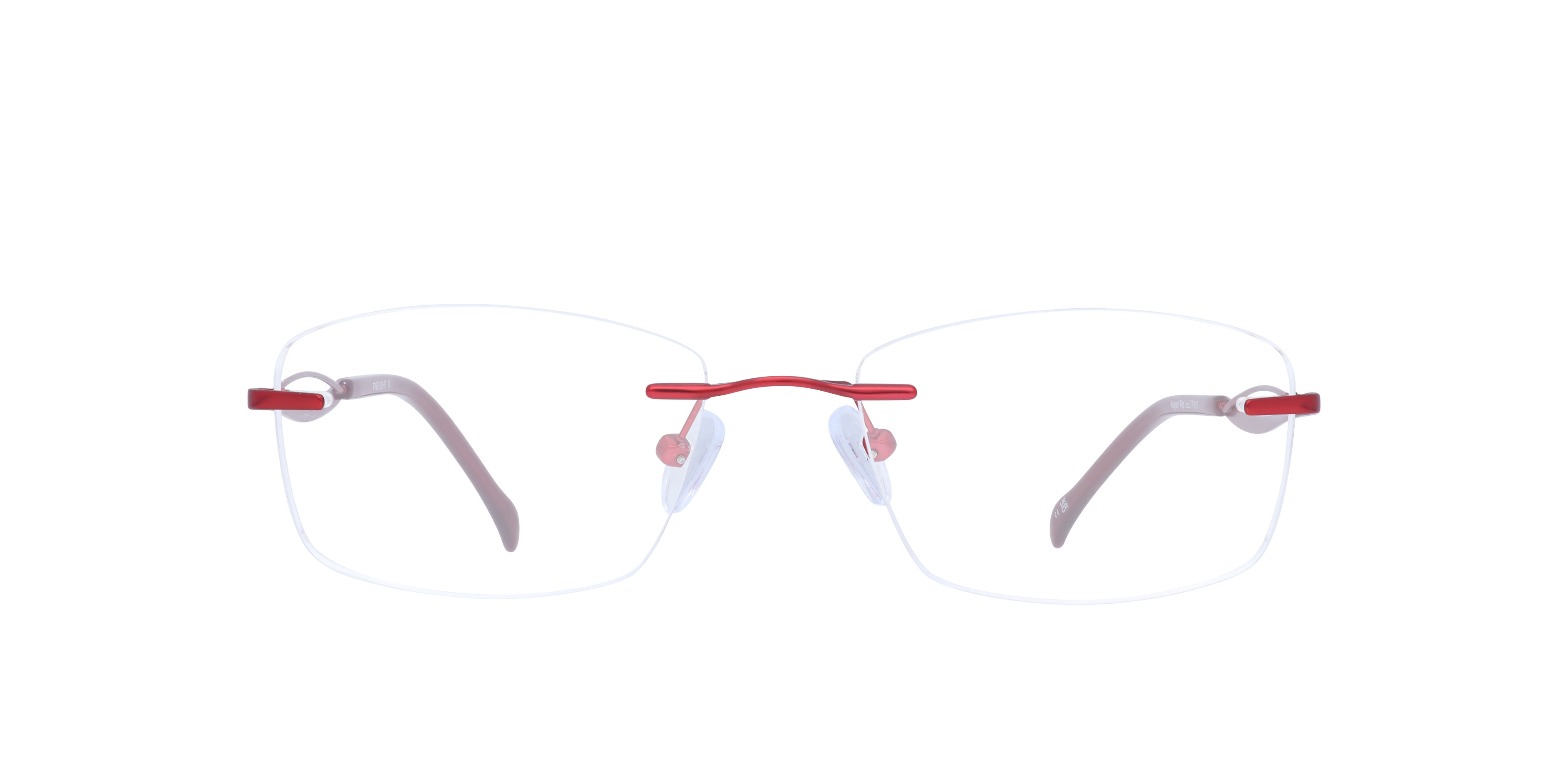 Glasses Direct ™ -August Rectangle Red Glasses for Women