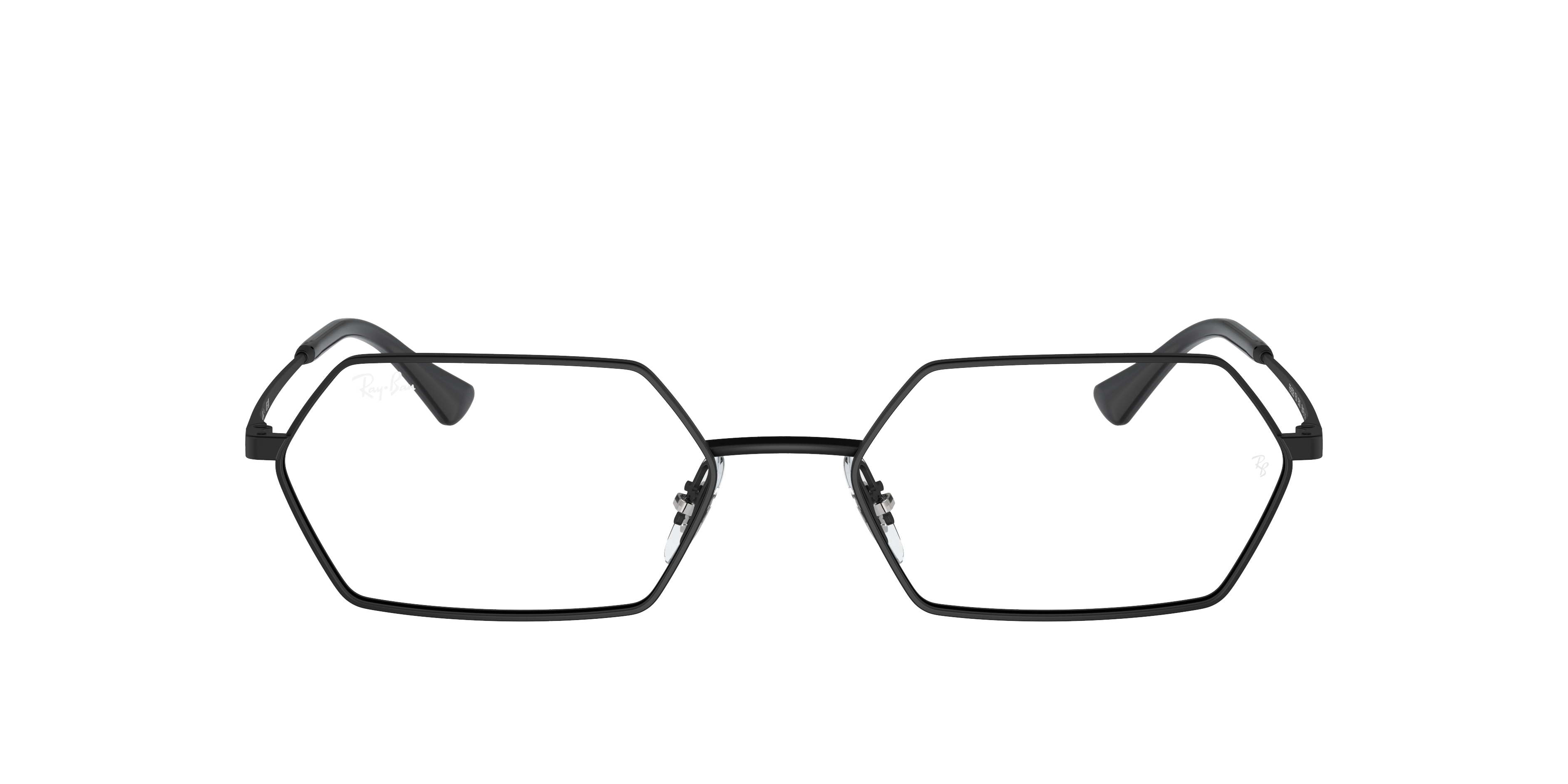 Glasses Direct ™ -RB6528 - Irregular Black Frame Eyeglasses