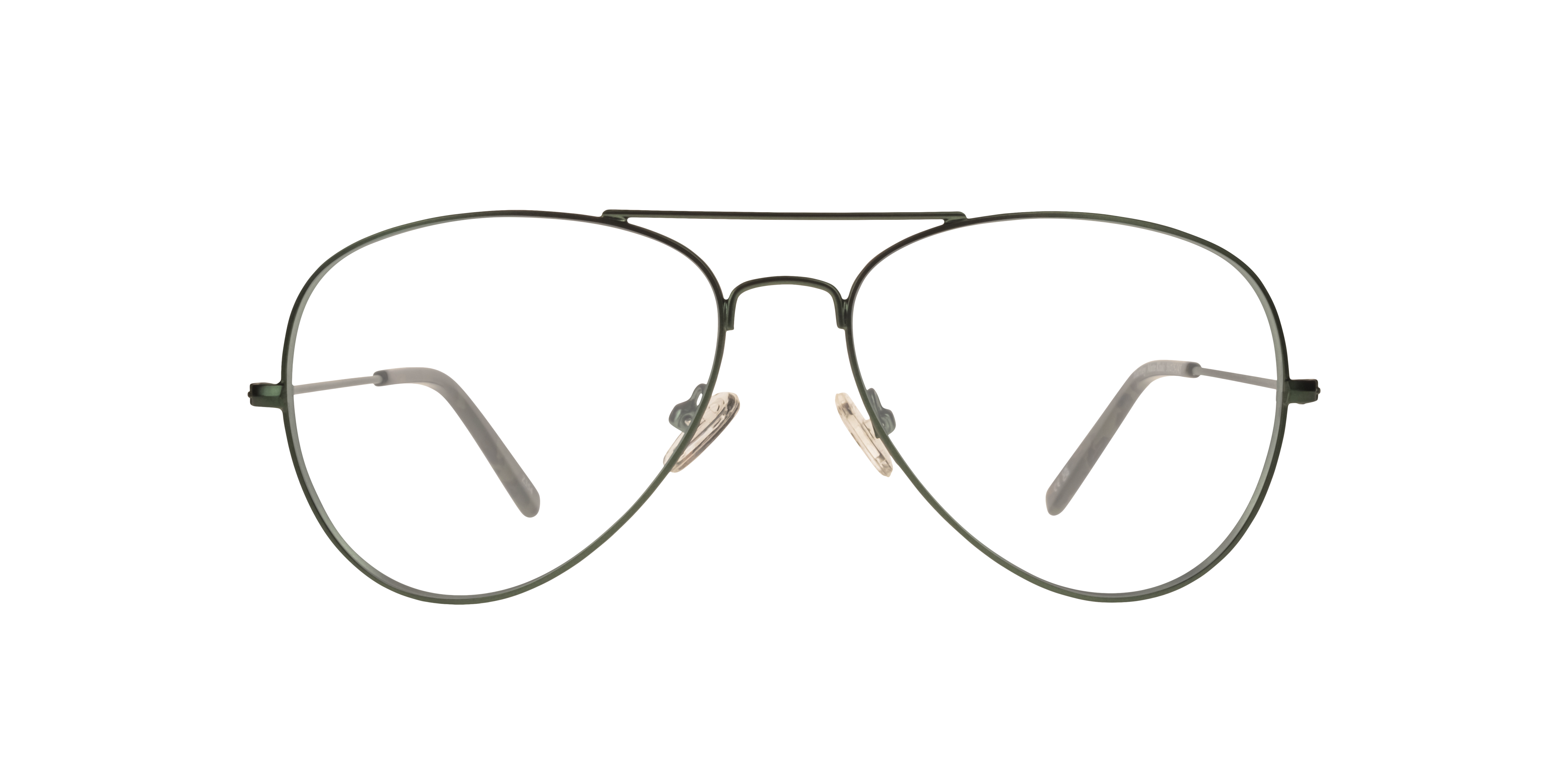 Glasses Direct ™ -Hartley Pilot Matte Khaki Full Rim Eyeglasses
