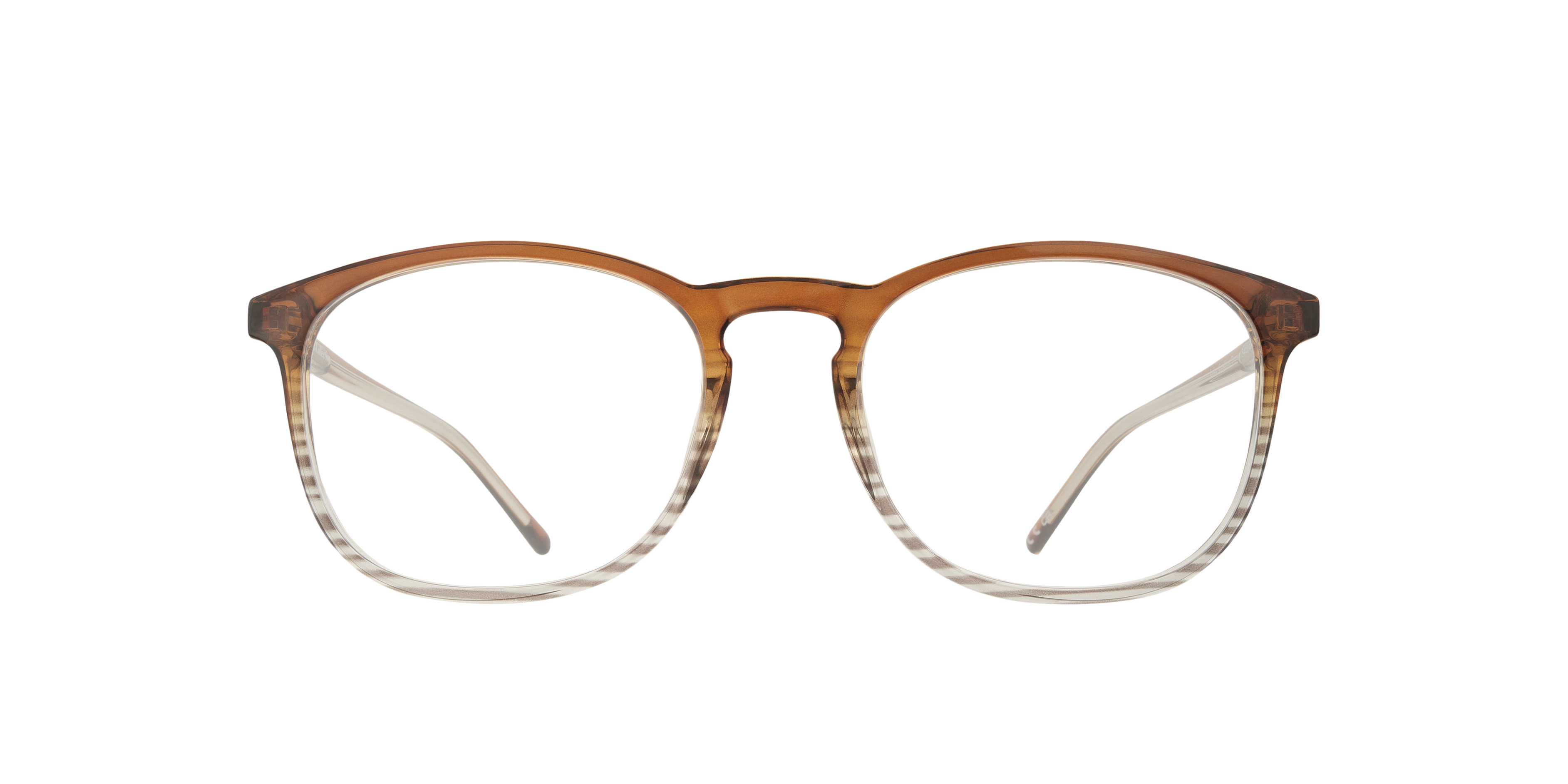 Glasses Direct ™ -Lake Square Gradient Brown Full Rim Eyeglasses