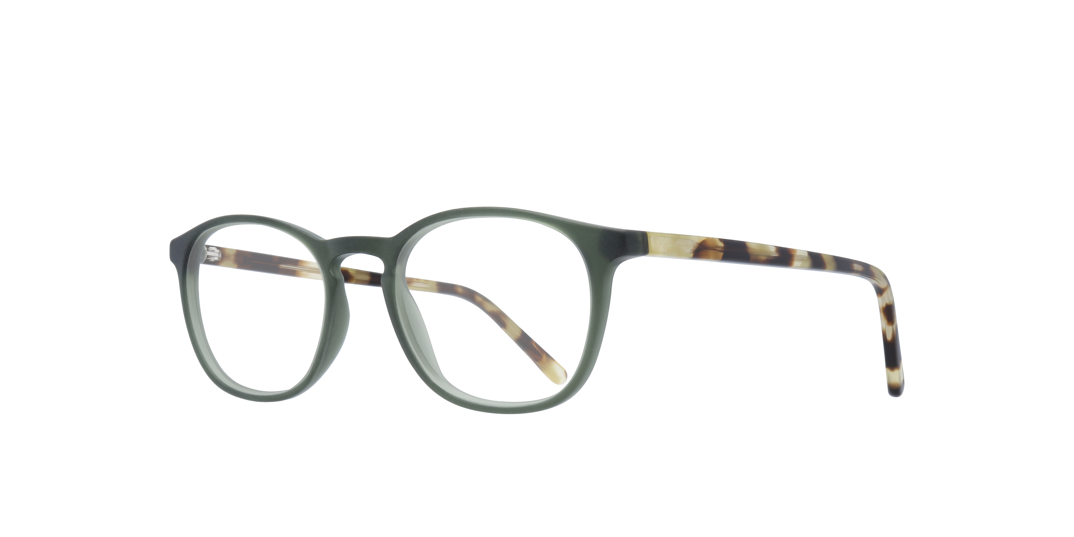 Glasses Direct ™ -Whitley Square Green & Havana Full Rim Eyeglasses