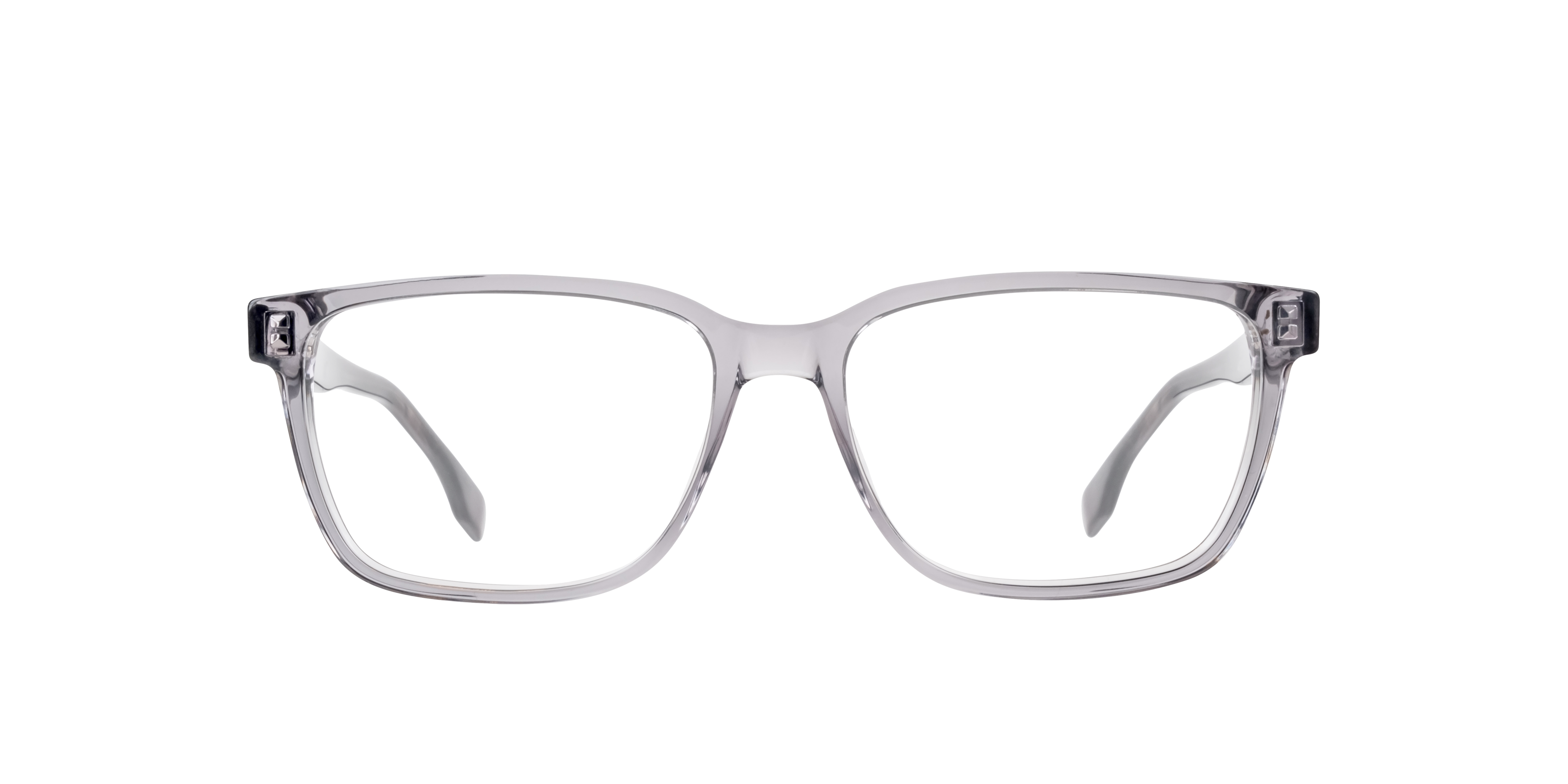 Glasses Direct ™ -BOSS 1517 - Rectangle Horn Grey Frame Glasses For Men